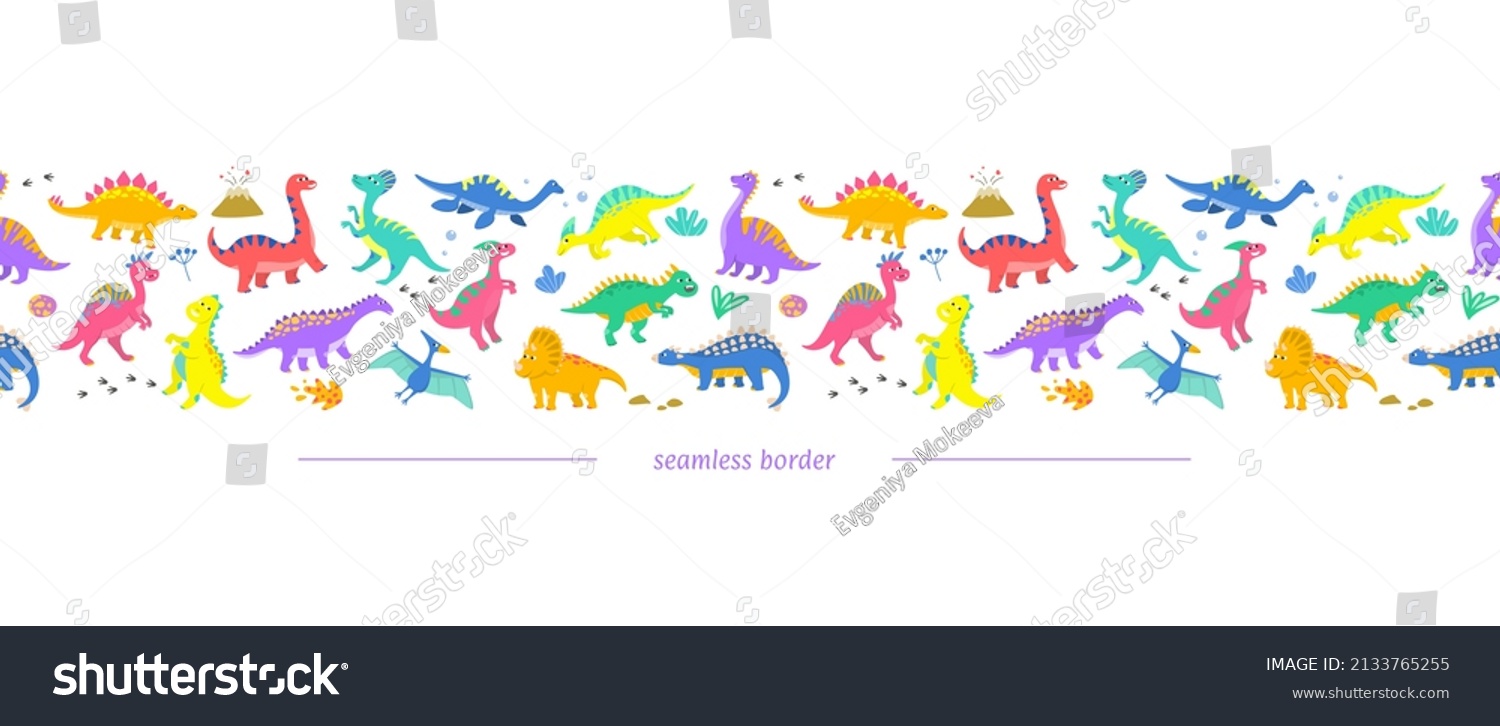 2,081 Dinosaur border Images, Stock Photos & Vectors | Shutterstock