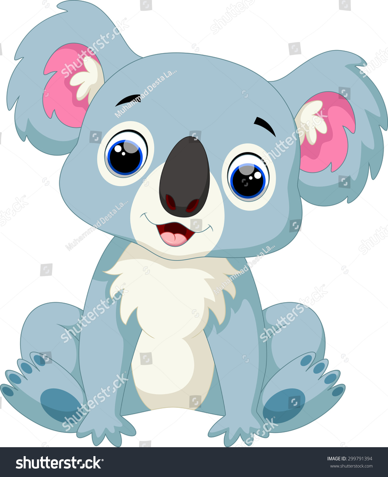 Cute Koala Cartoon Stock Vector (Royalty Free) 299791394 | Shutterstock