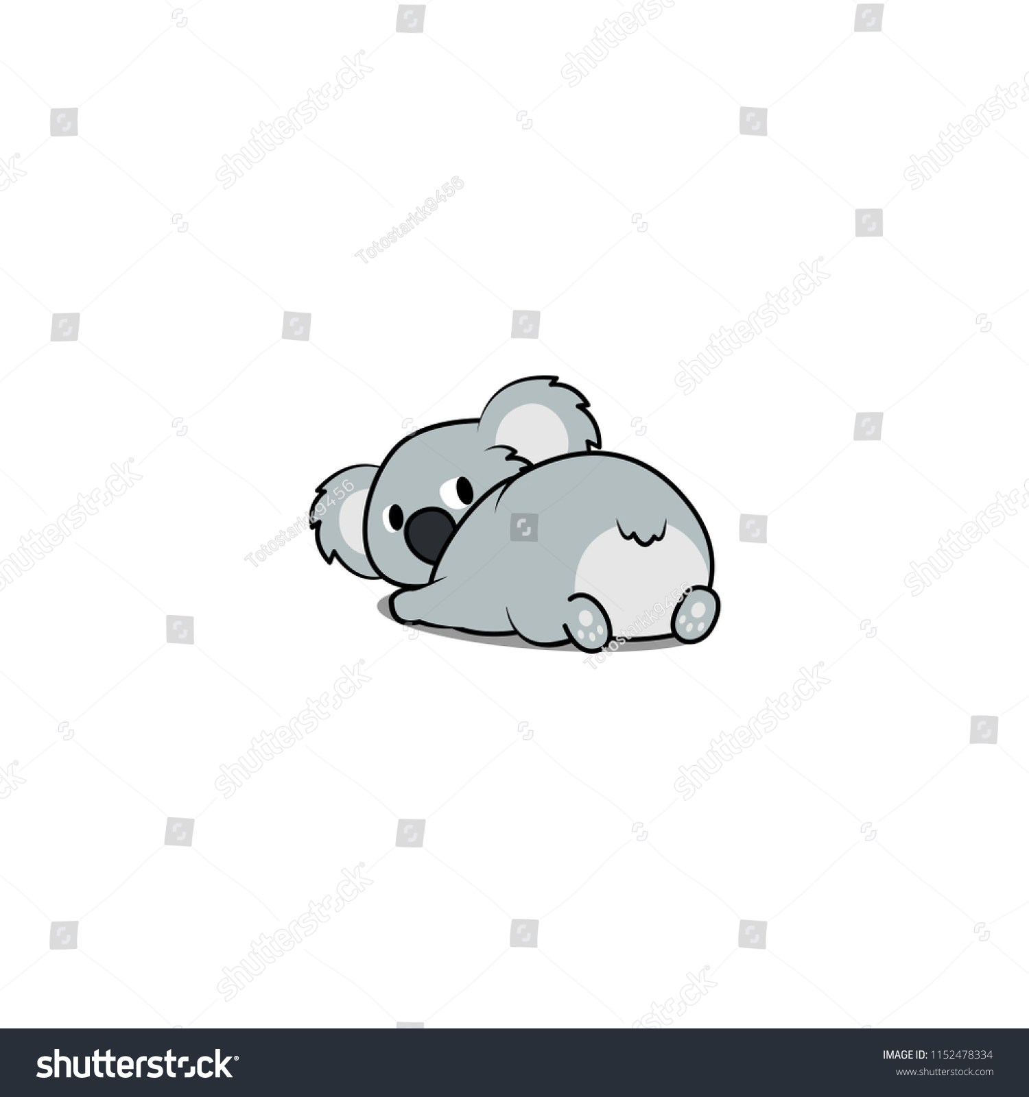 335 Back of koala Stock Vectors, Images & Vector Art | Shutterstock