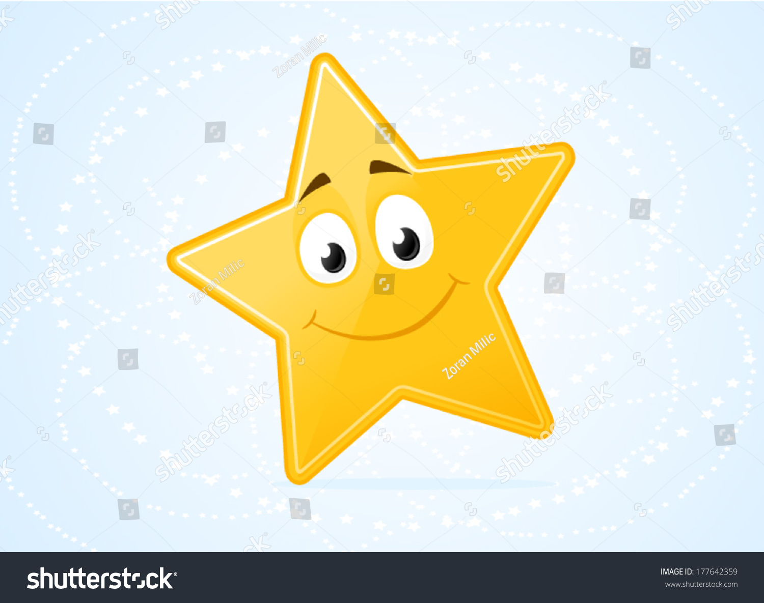 Cute Little Star Stock Vector (Royalty Free) 177642359 | Shutterstock