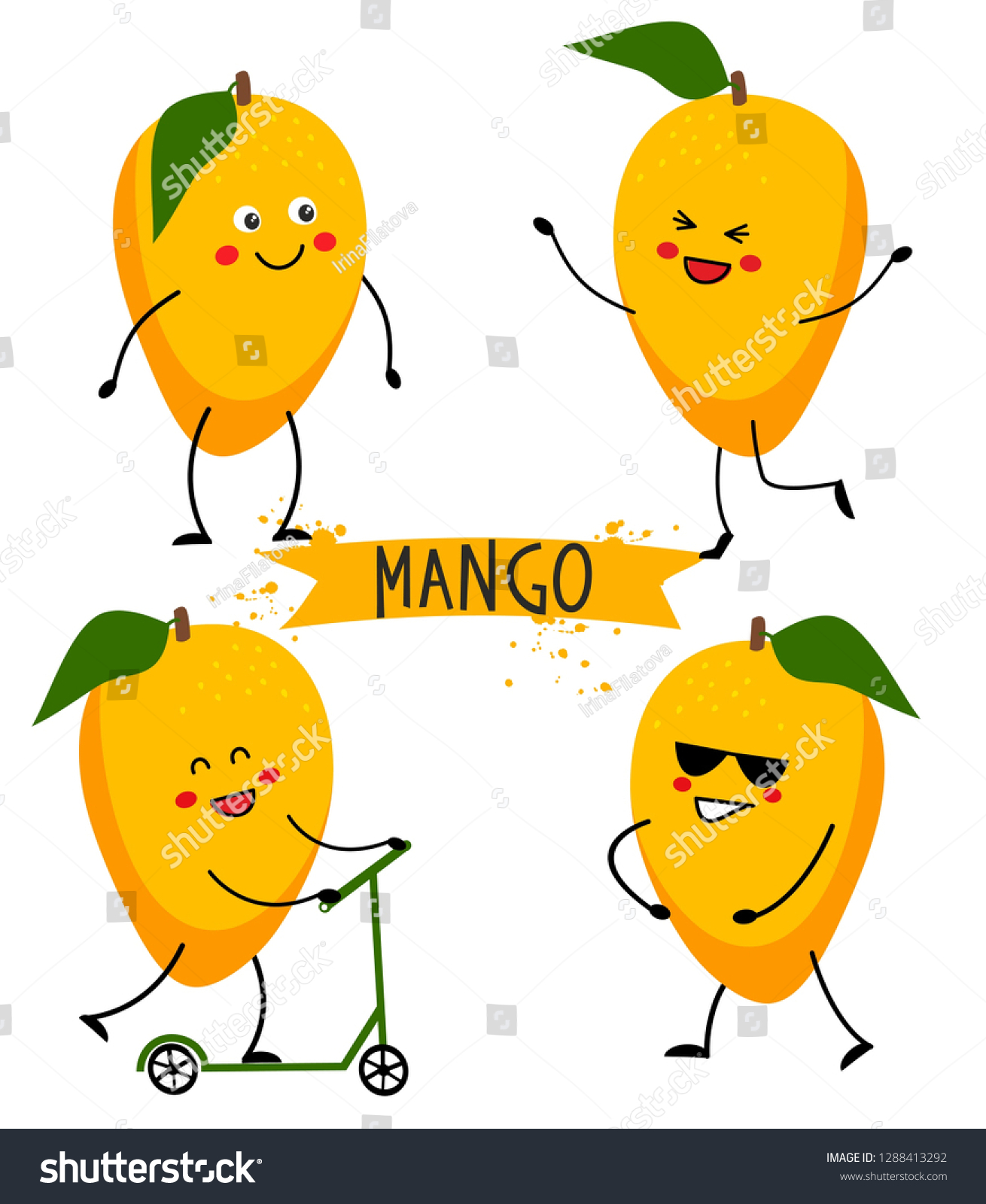 966 Mango party Stock Vectors, Images & Vector Art | Shutterstock
