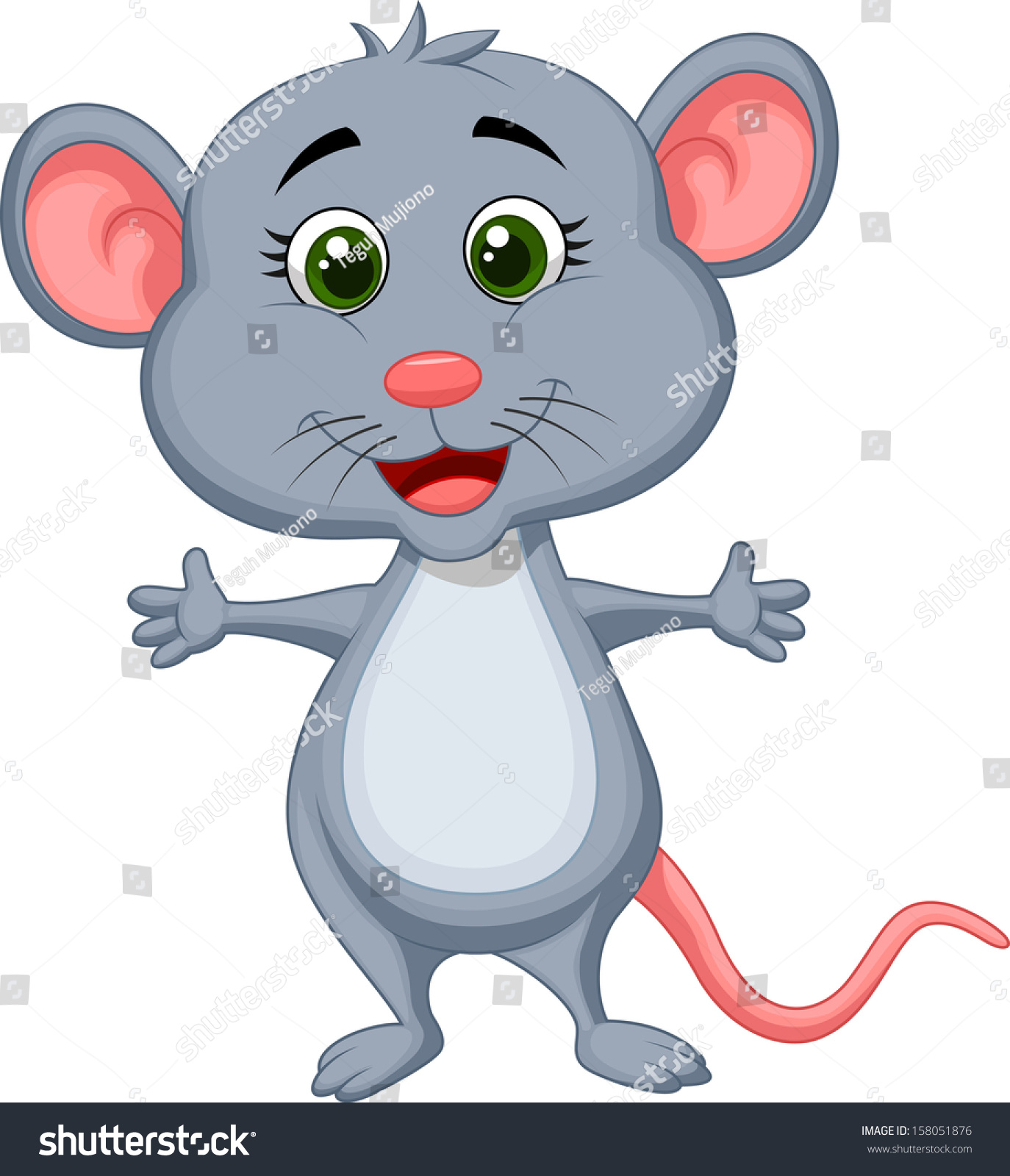 Cartoon Image Of A Mouse