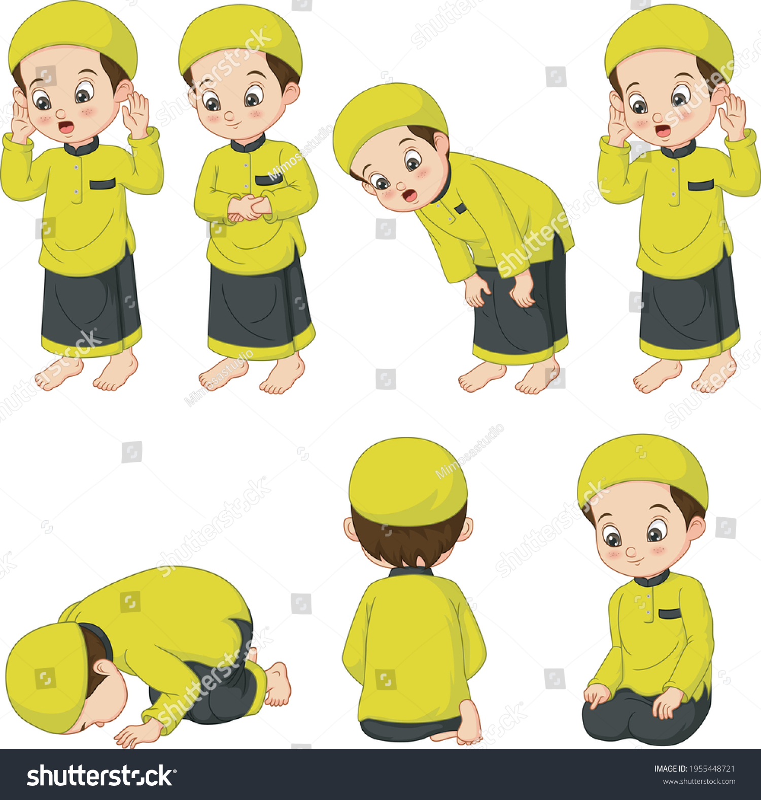 1,261 Muslim salat vector Images, Stock Photos & Vectors | Shutterstock