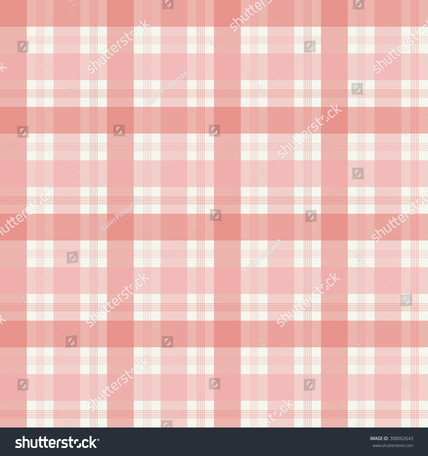 Cute Pastel Strip Scotch Seamless Pattern Stock Vector (Royalty Free ...