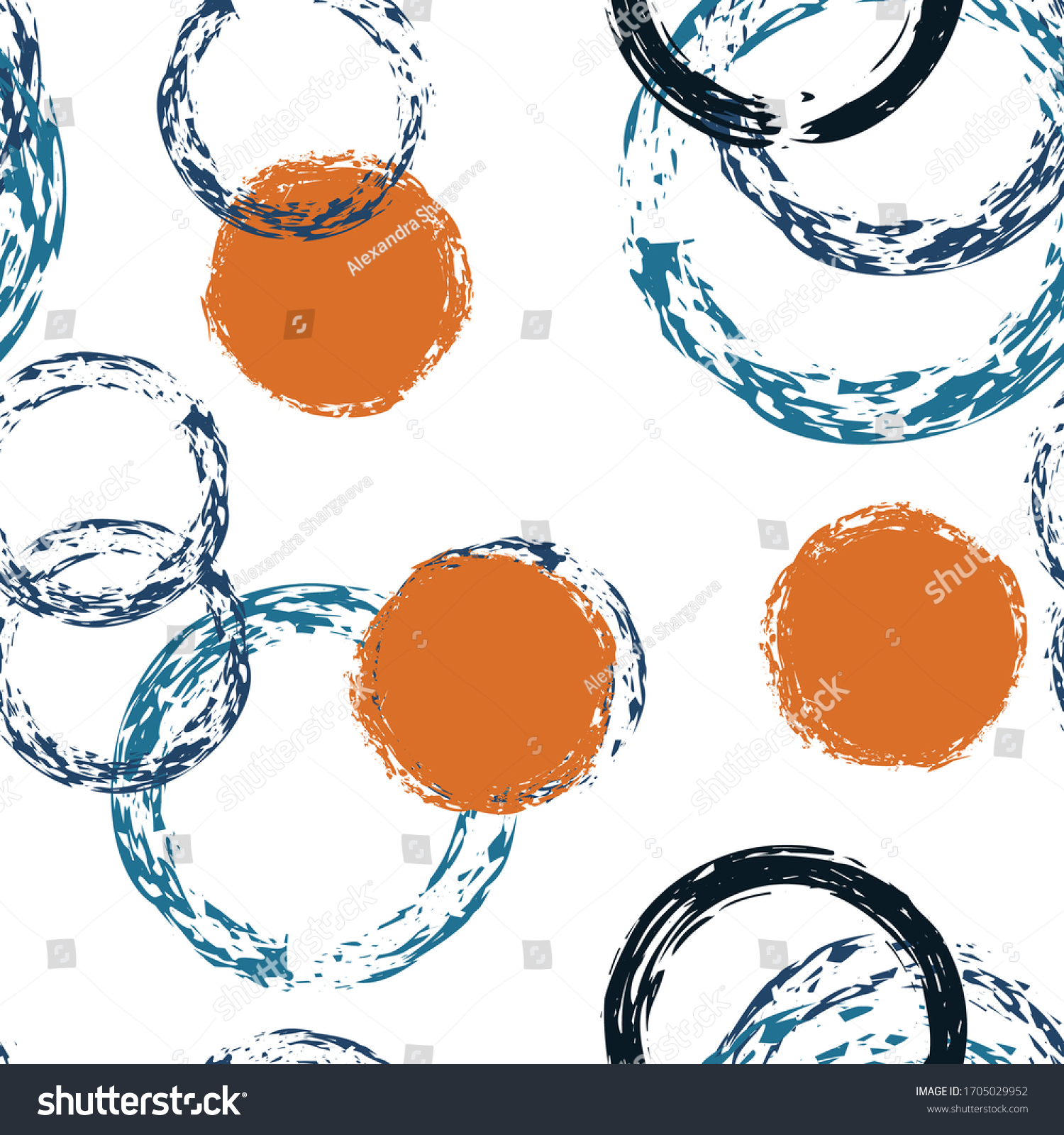 Cute Polka Dots Vector Endless Repeat Stock Vector (Royalty Free ...