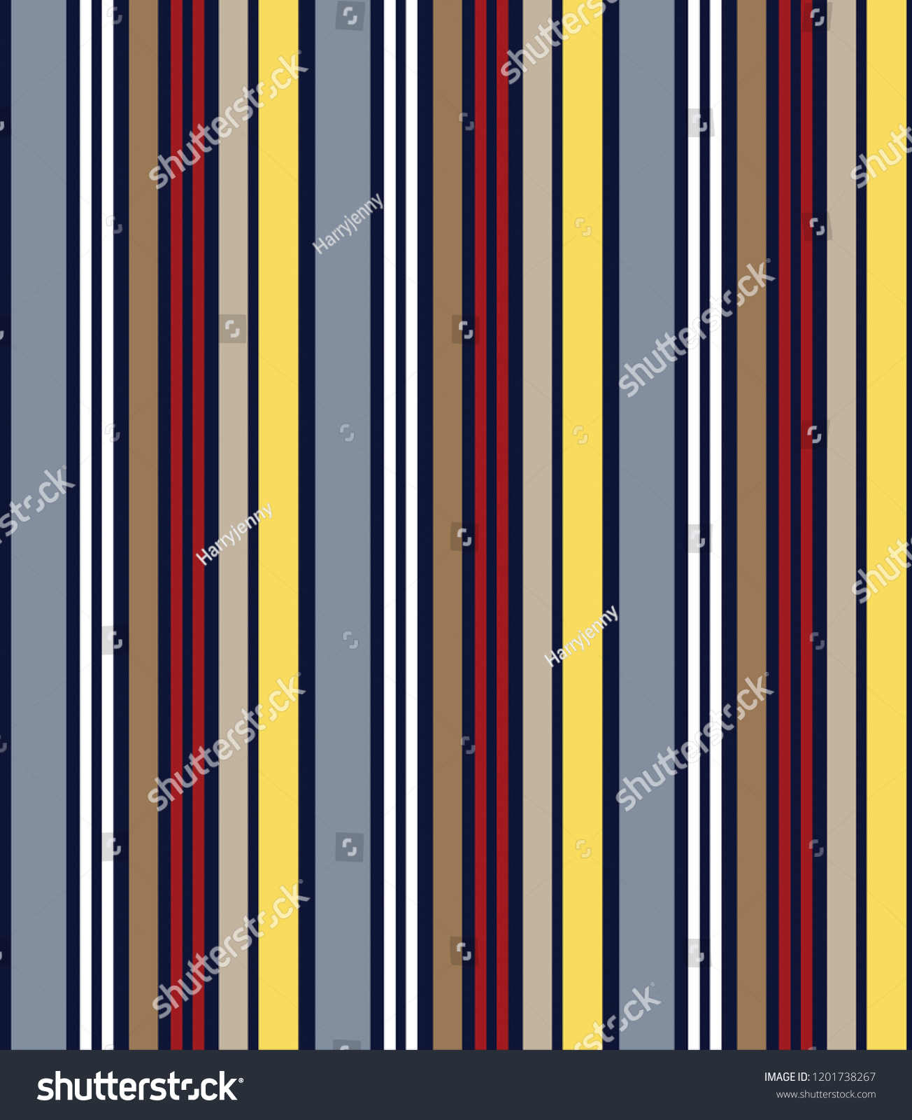 Cute Red Yellow Stripe Pattern Stock Vector (Royalty Free) 1201738267 ...