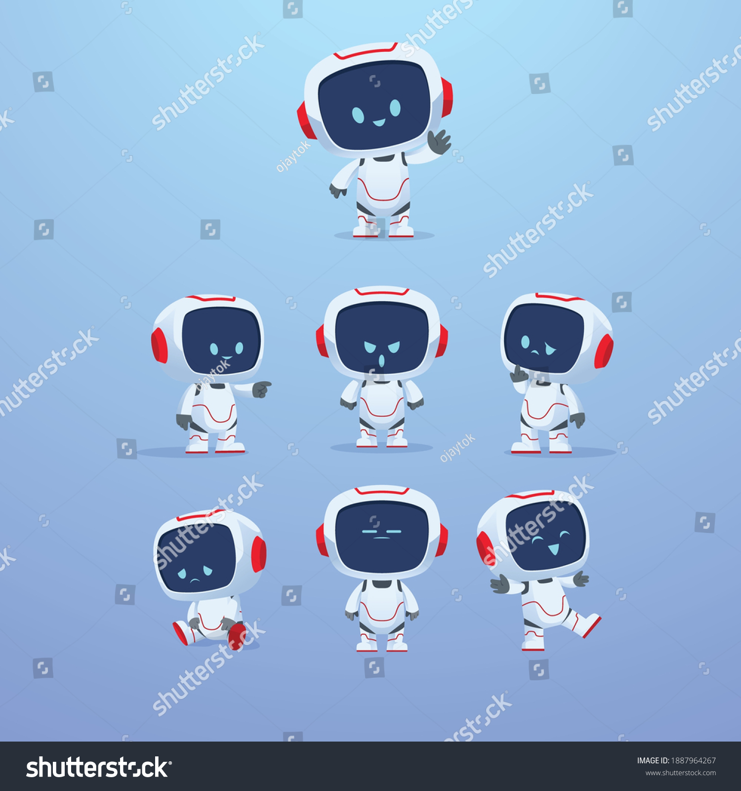 124,929 Cute robot 이미지, 스톡 사진 및 벡터 | Shutterstock