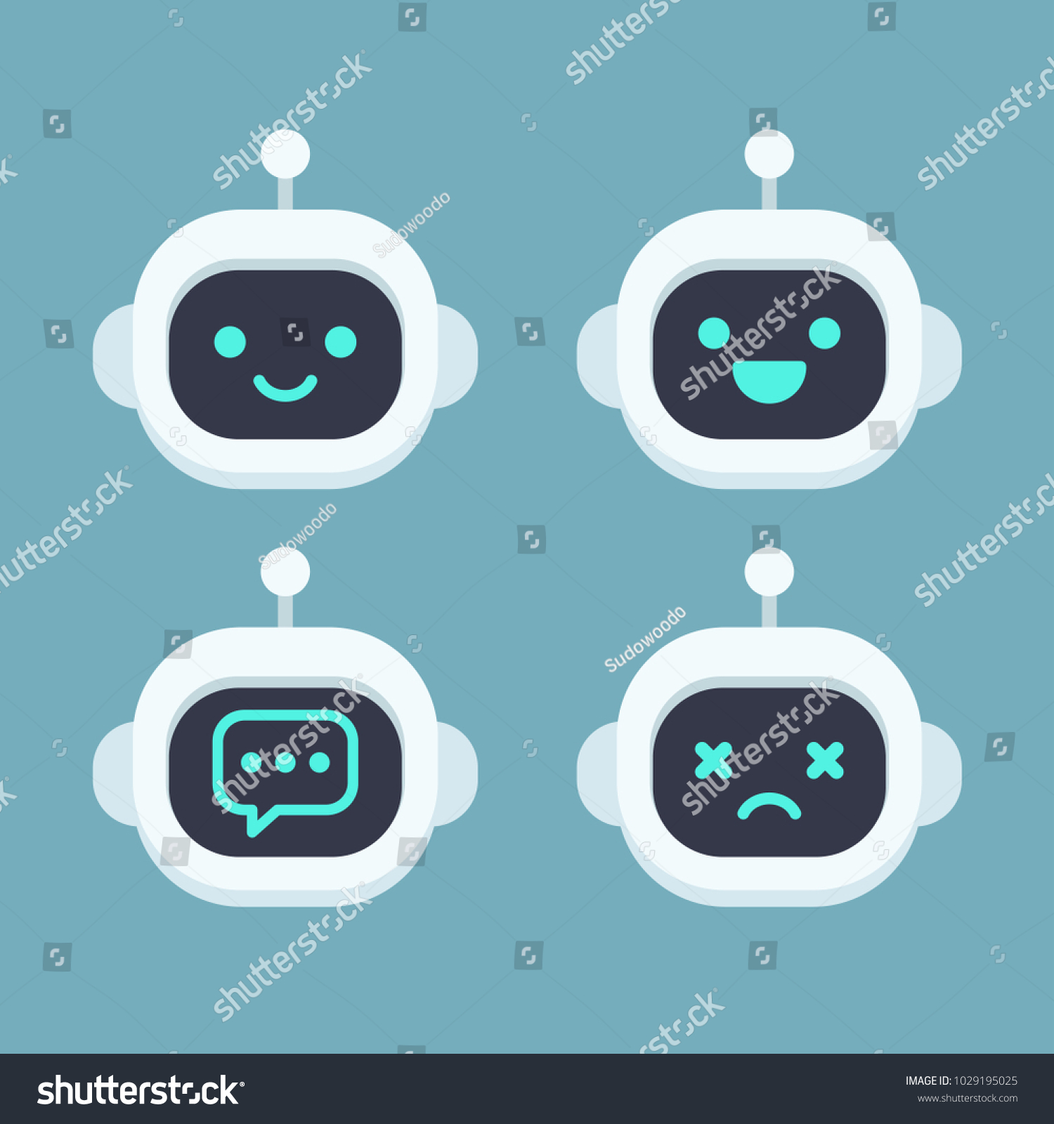 83,460 Robot icon flat Images, Stock Photos & Vectors | Shutterstock
