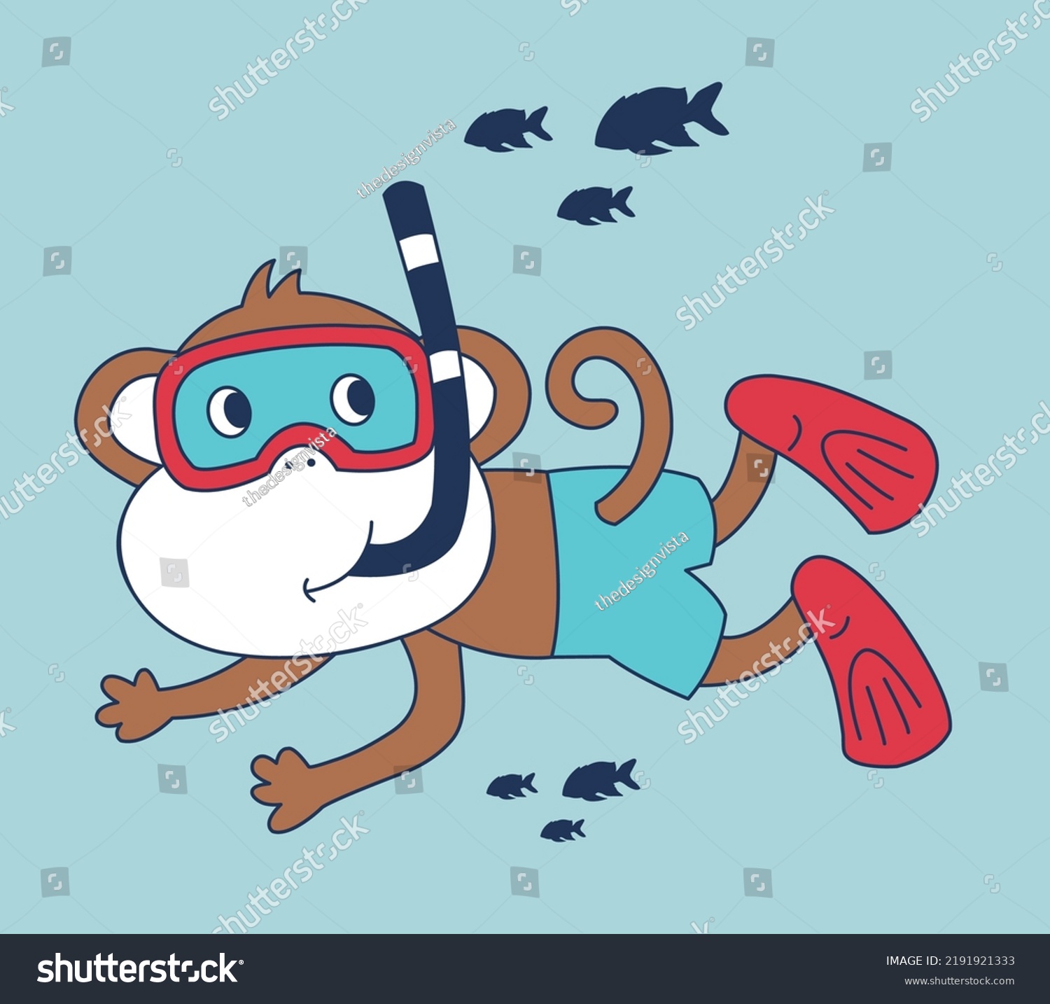 210 imágenes de Scuba monkey - Imágenes, fotos y vectores de stock ...
