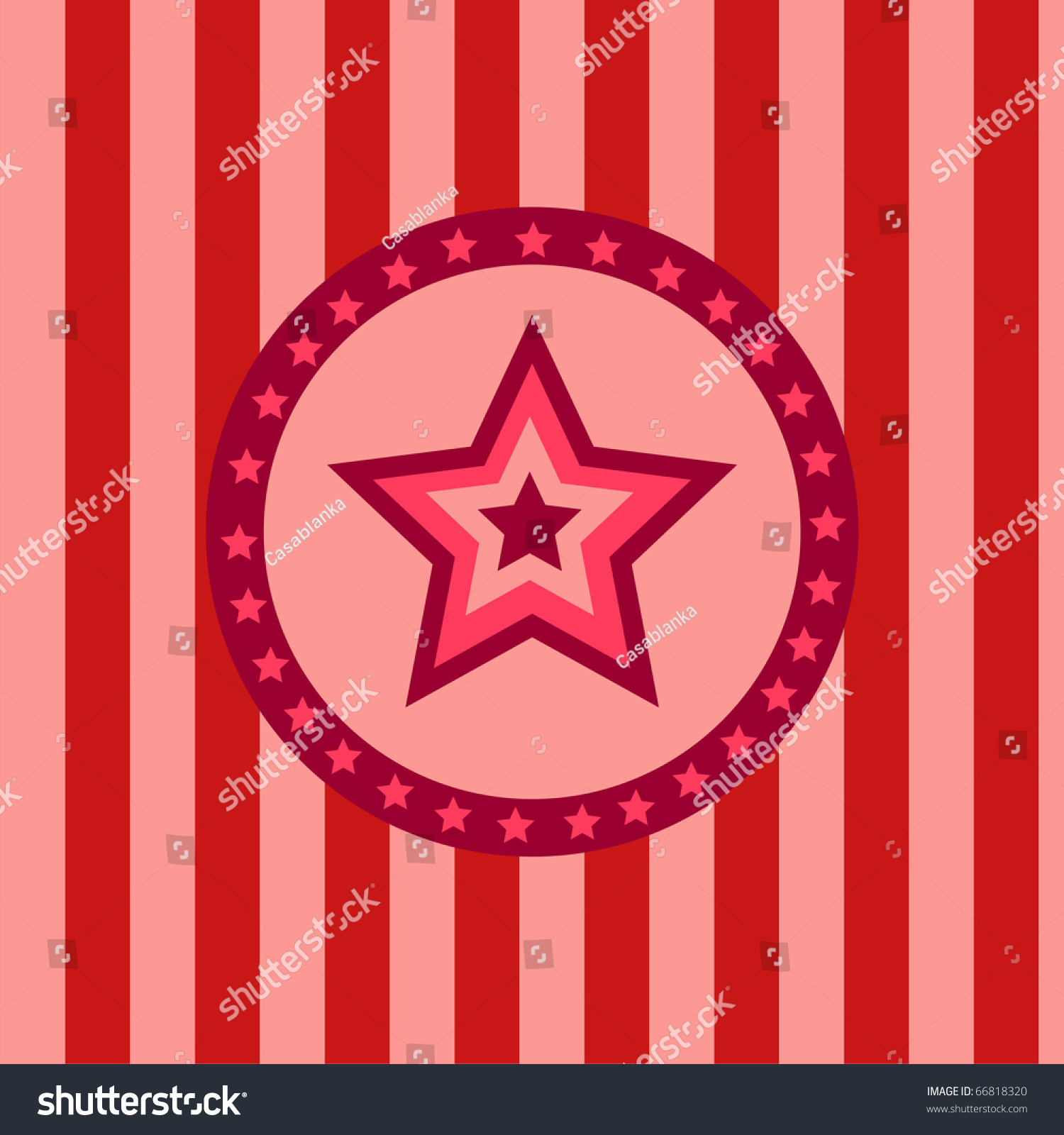 Cute Stars Background Stock Vector (Royalty Free) 66818320