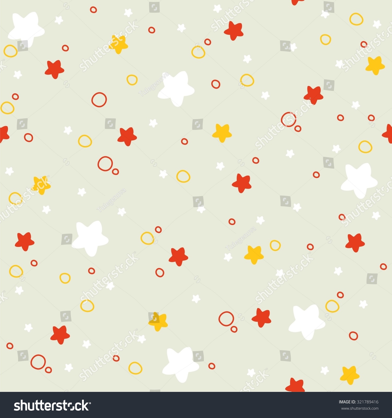 Cute Stars Pattern Vector Illustration Stock Vector (Royalty Free ...