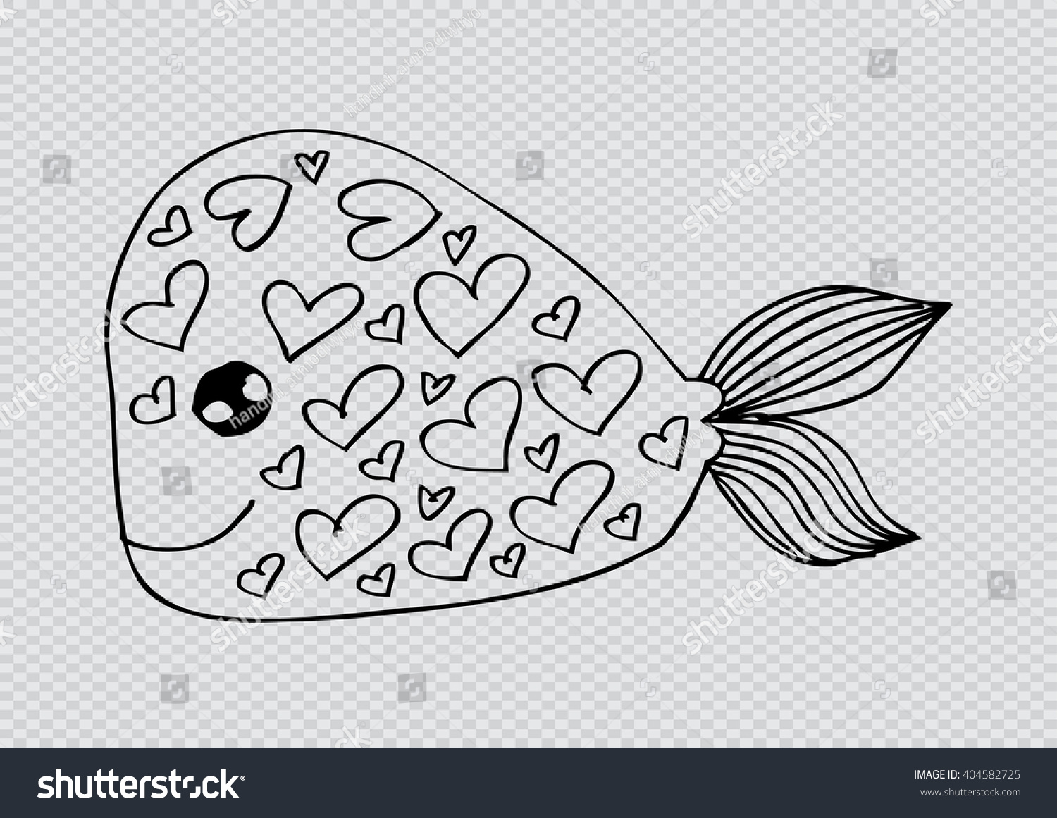 Cute Whale Heart Stock Vector (Royalty Free) 404582725 | Shutterstock