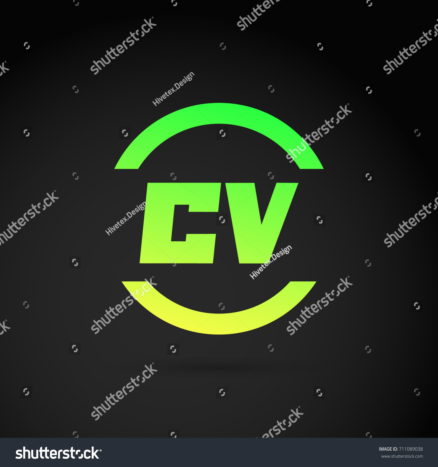 Cv Logo Stock Vector (Royalty Free) 711089038 | Shutterstock