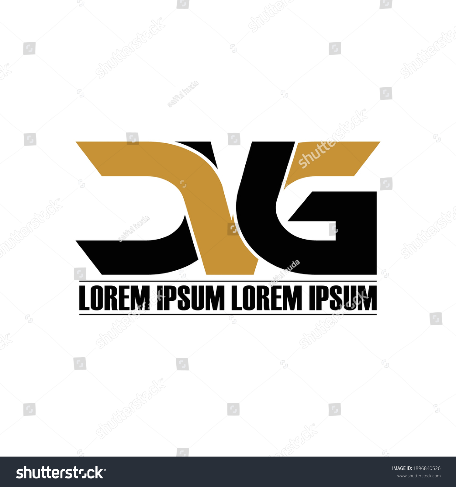 Cvg Letter Monogram Logo Design Vector Stock Vector (Royalty Free ...