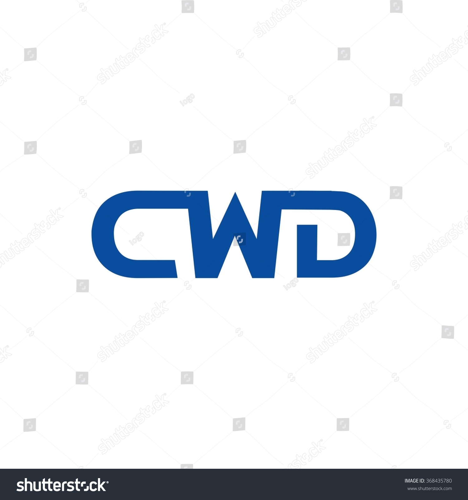 Cwd Logo Stock Vector (Royalty Free) 368435780