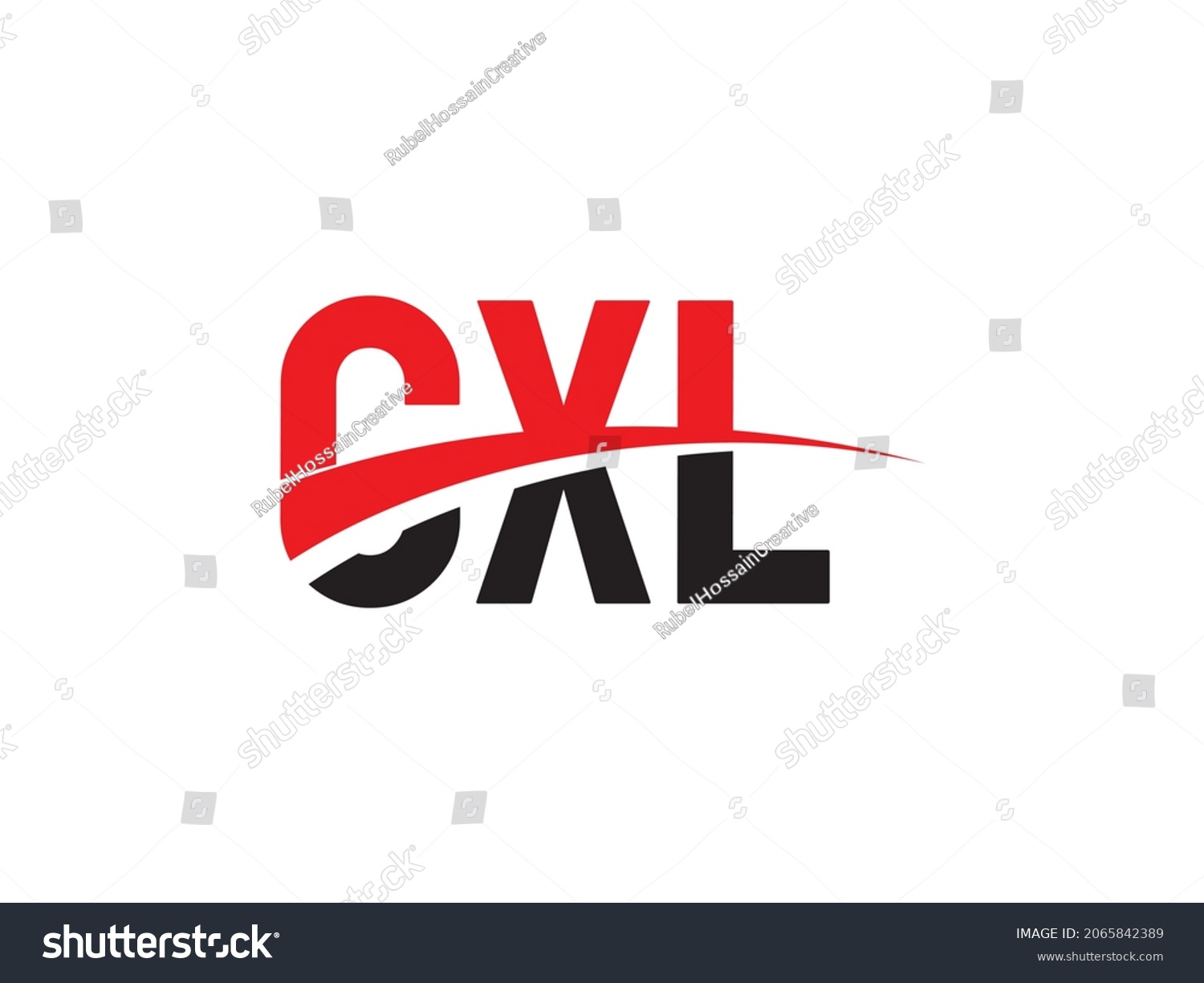 Cxl Letter Initial Logo Design Vector Stock Vector (Royalty Free ...