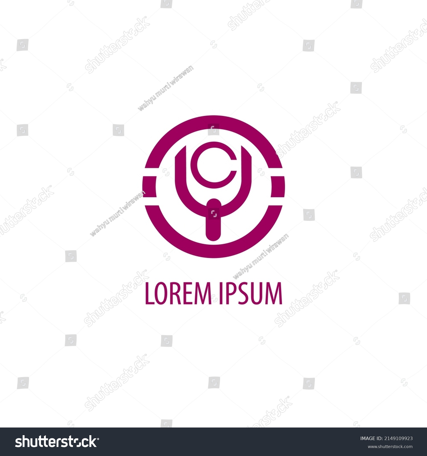 Cy Letter Logo Design Vector Template Stock Vector (Royalty Free ...