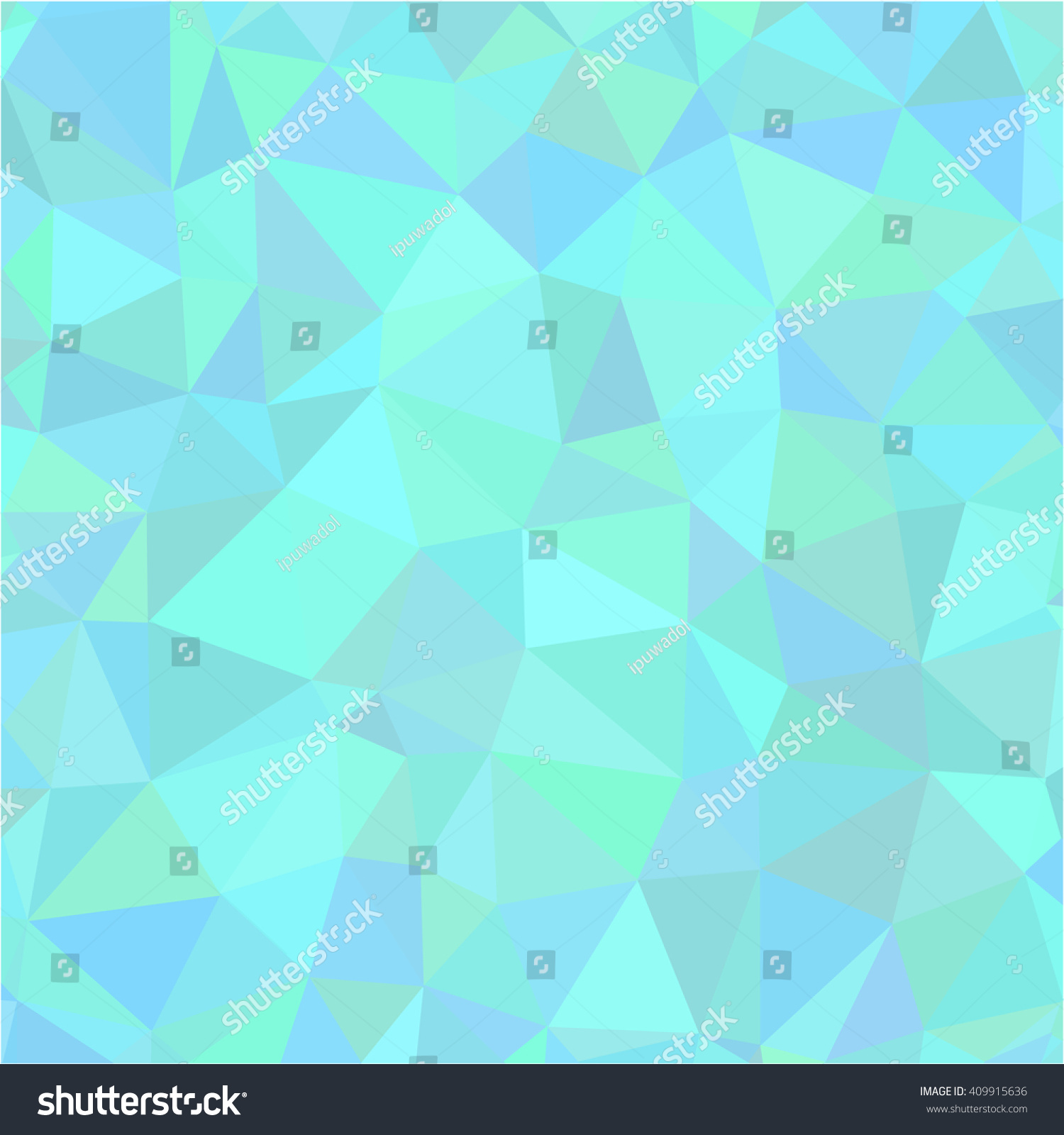 Cyan Green Polygon Abstract Background Stock Vector (Royalty Free ...