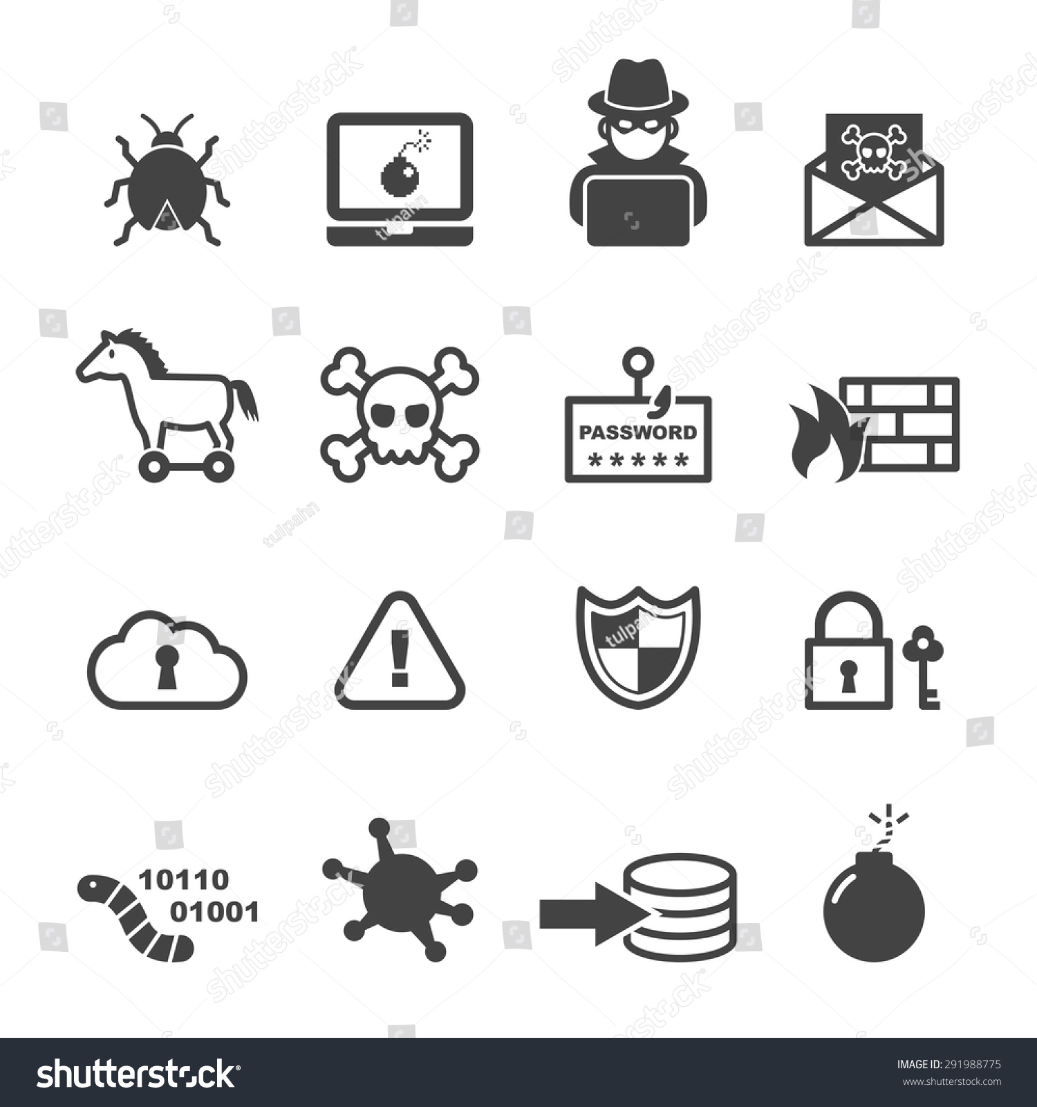 Cyber Crime Icons Mono Vector Symbols Stock Vector (Royalty Free ... Cyber Crime Icons Mono Vector Symbols Stock Vector (Royalty Free ...