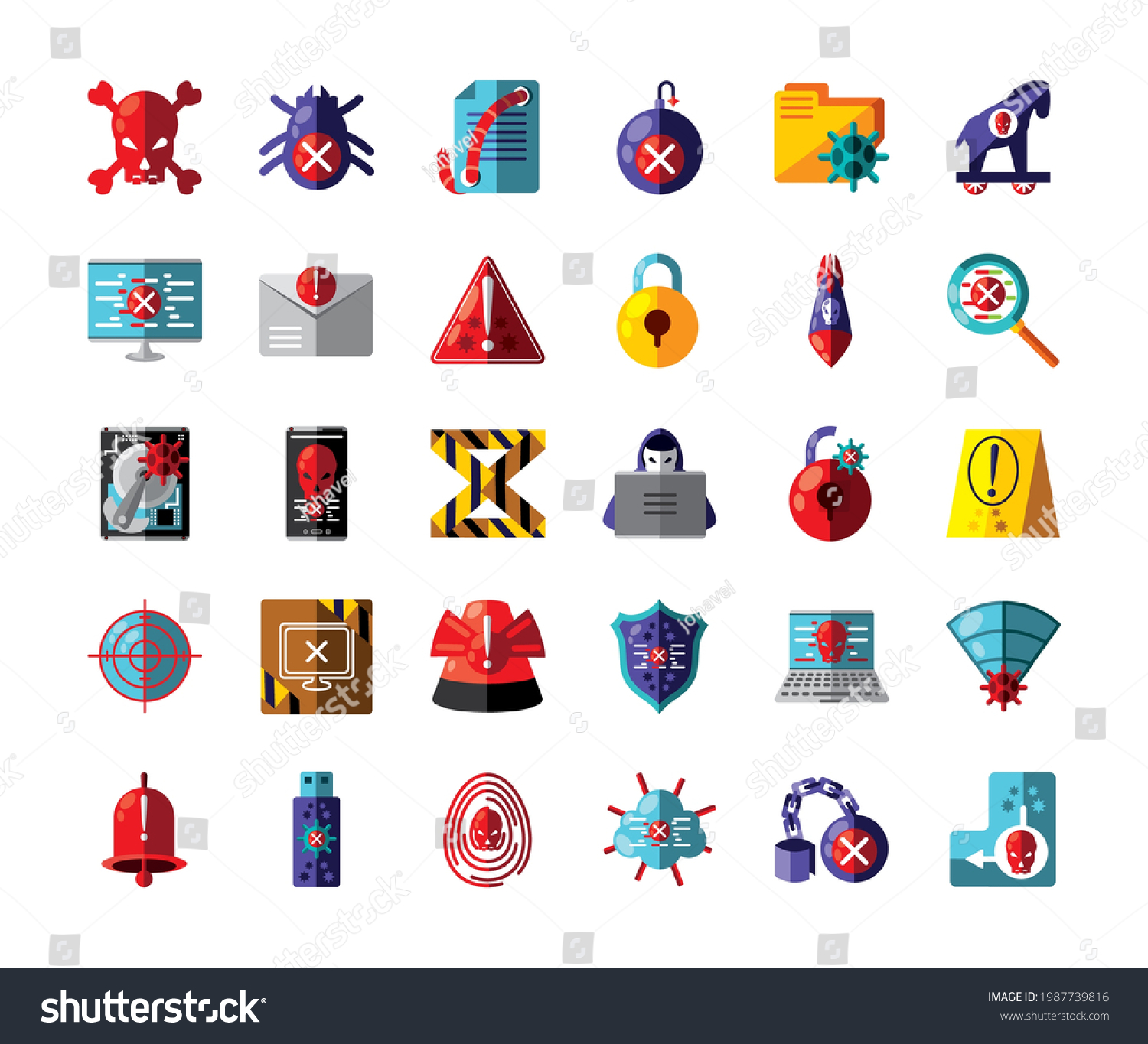 Cyber Crime Theft Data System Digital Stock Vector (Royalty Free ...