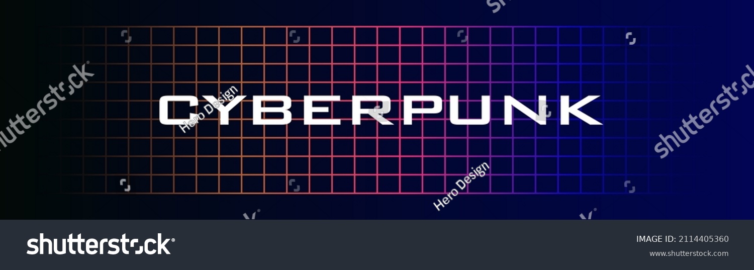 Cyber Future Scifi Digital Concept Banner Stock Vector (Royalty Free ...
