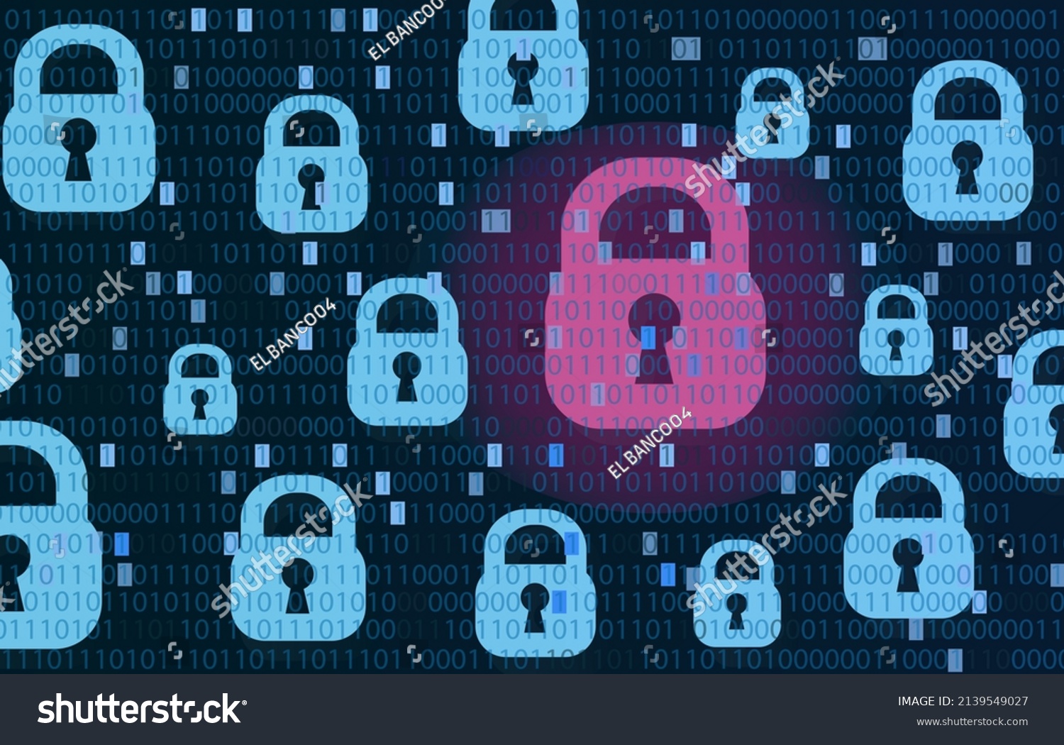 Cyber Security Background Cyber Security Concept Stock Vector (Royalty ...