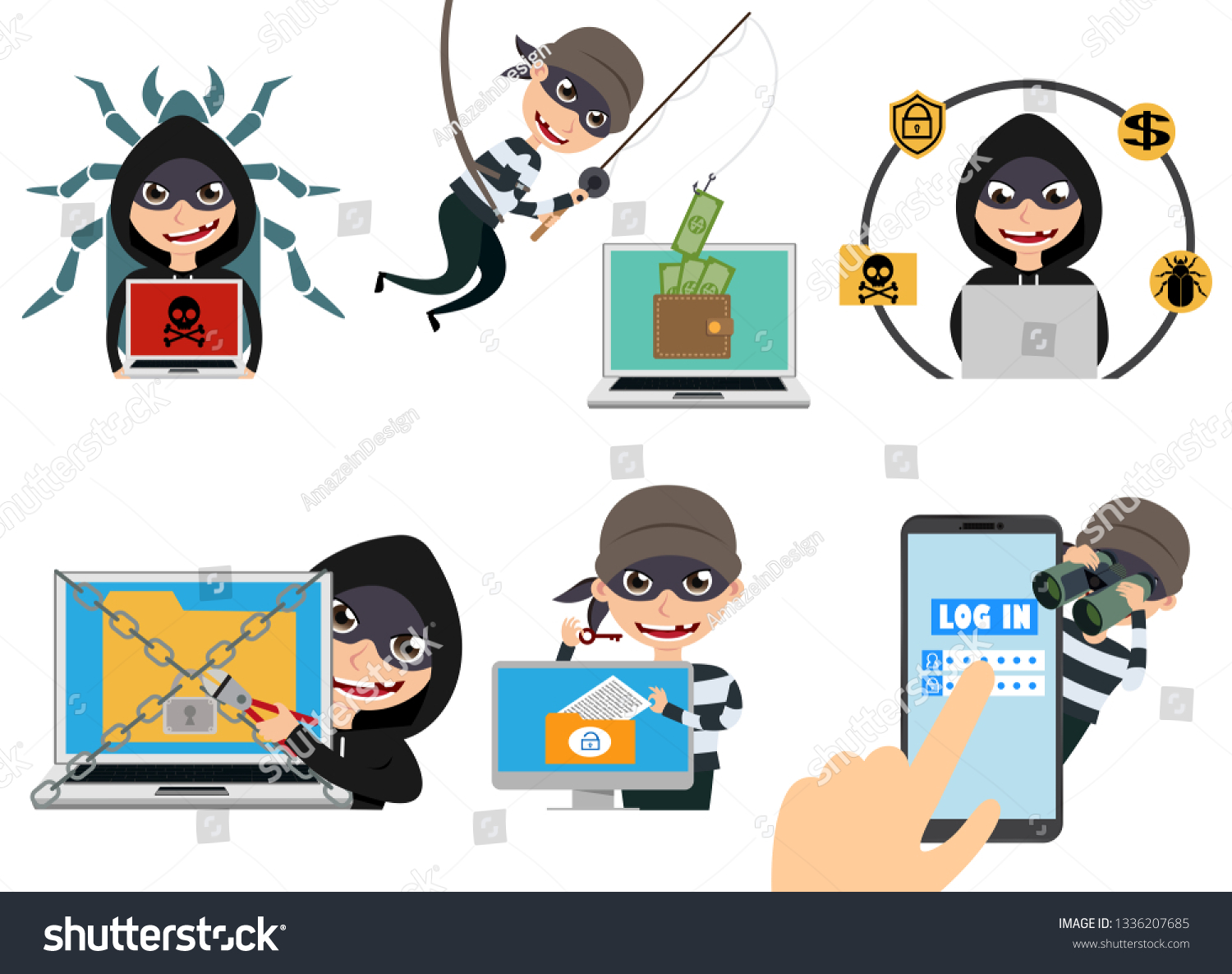 2,712 Character set thief Stock Vectors, Images & Vector Art | Shutterstock