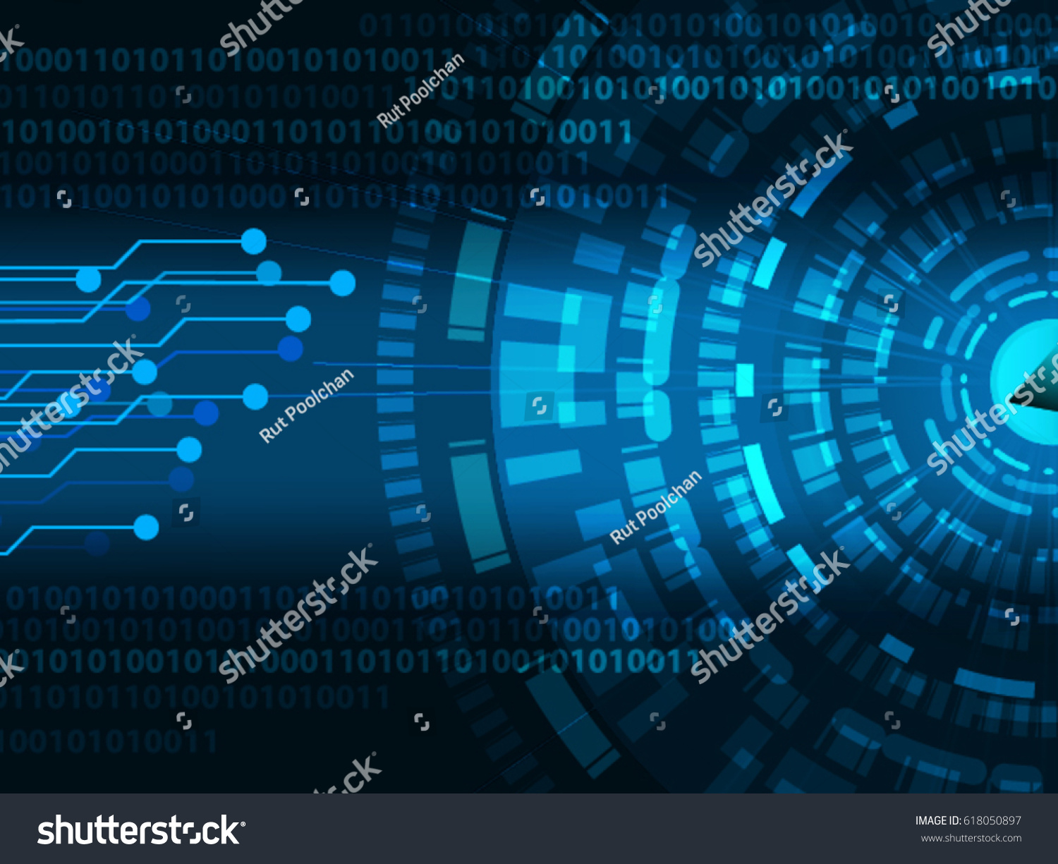Cyber Security Progress Digital Background: เวกเตอร์สต็อก (ปลอดค่า ...