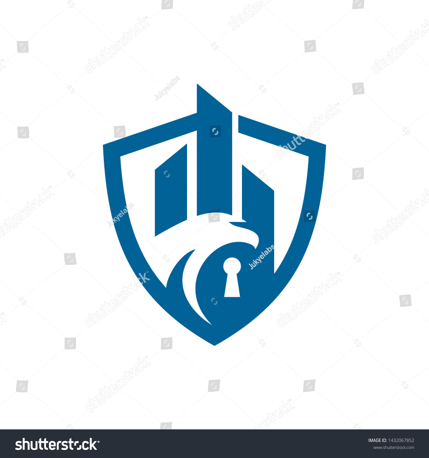 Cyber Security Logo Design Vector Stock Vector (Royalty Free ...