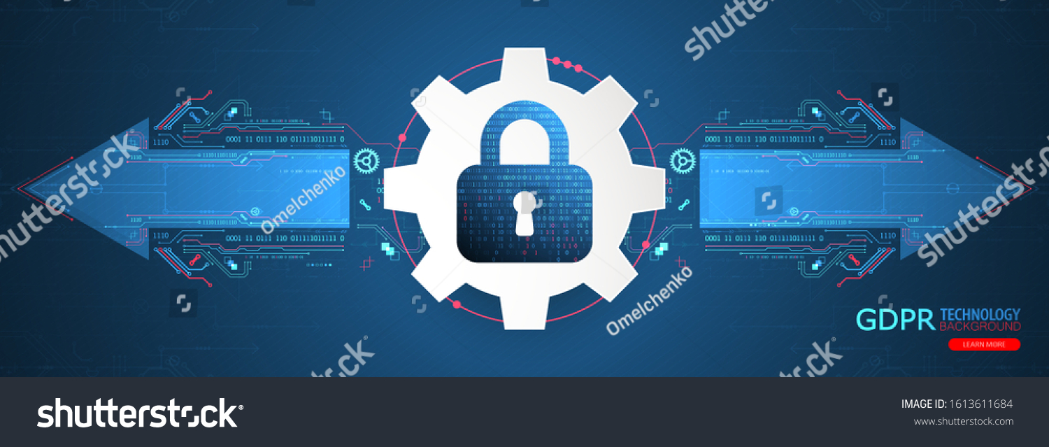 Cyber Security Network Protection System Privacy Stock Vector (Royalty ...