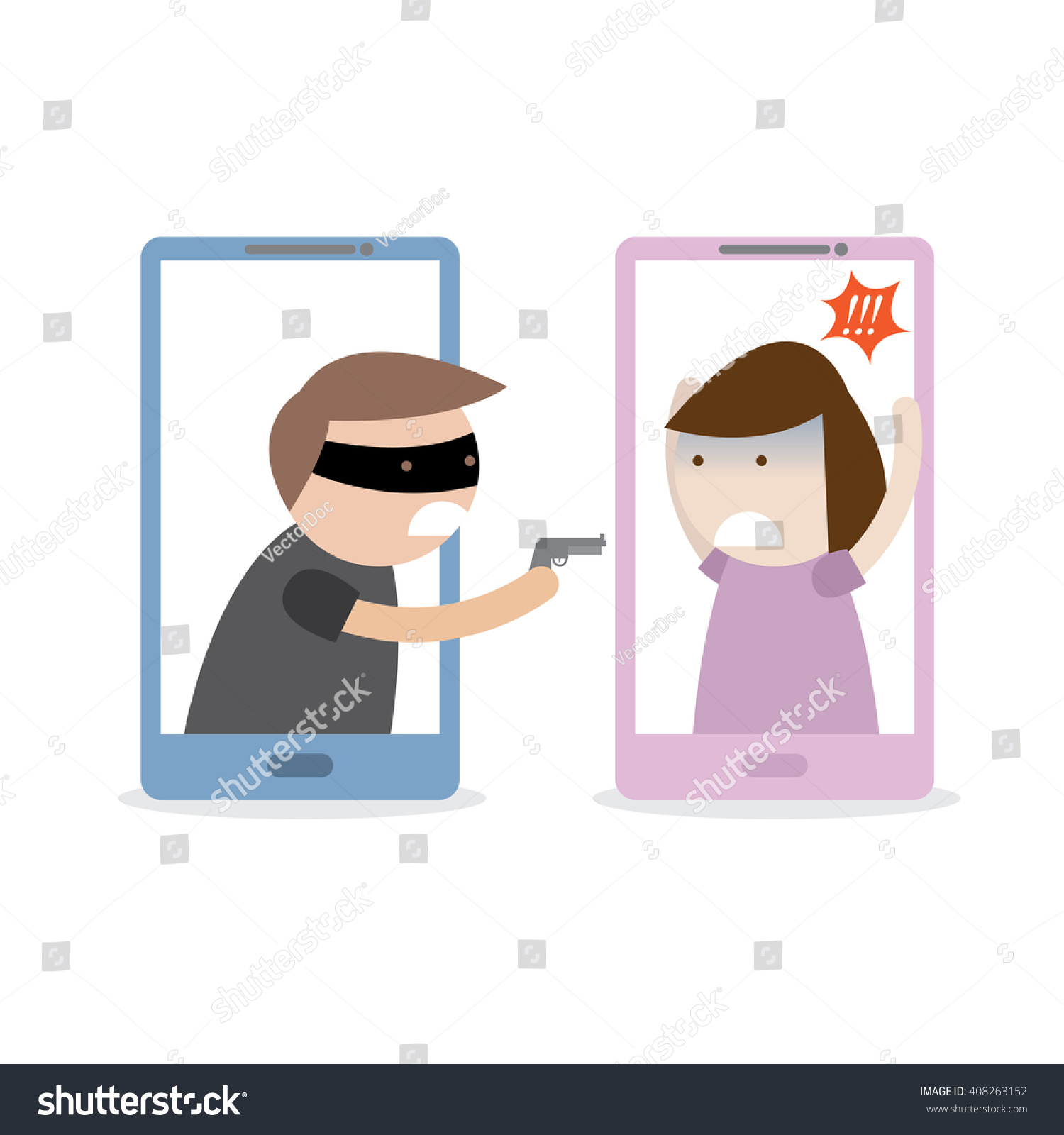 Cyber Thief Concept Stock Vector (Royalty Free) 408263152 | Shutterstock