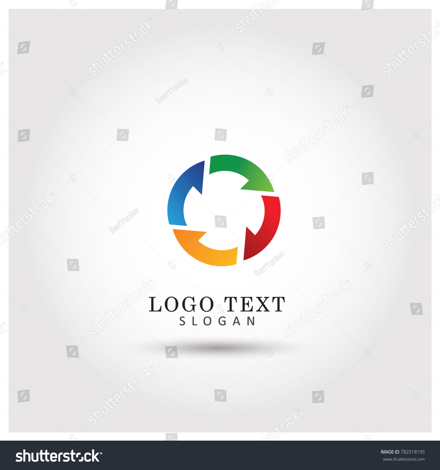 Cycle Arrows Symbol Icon Logo Vector Stock Vector (Royalty Free ...