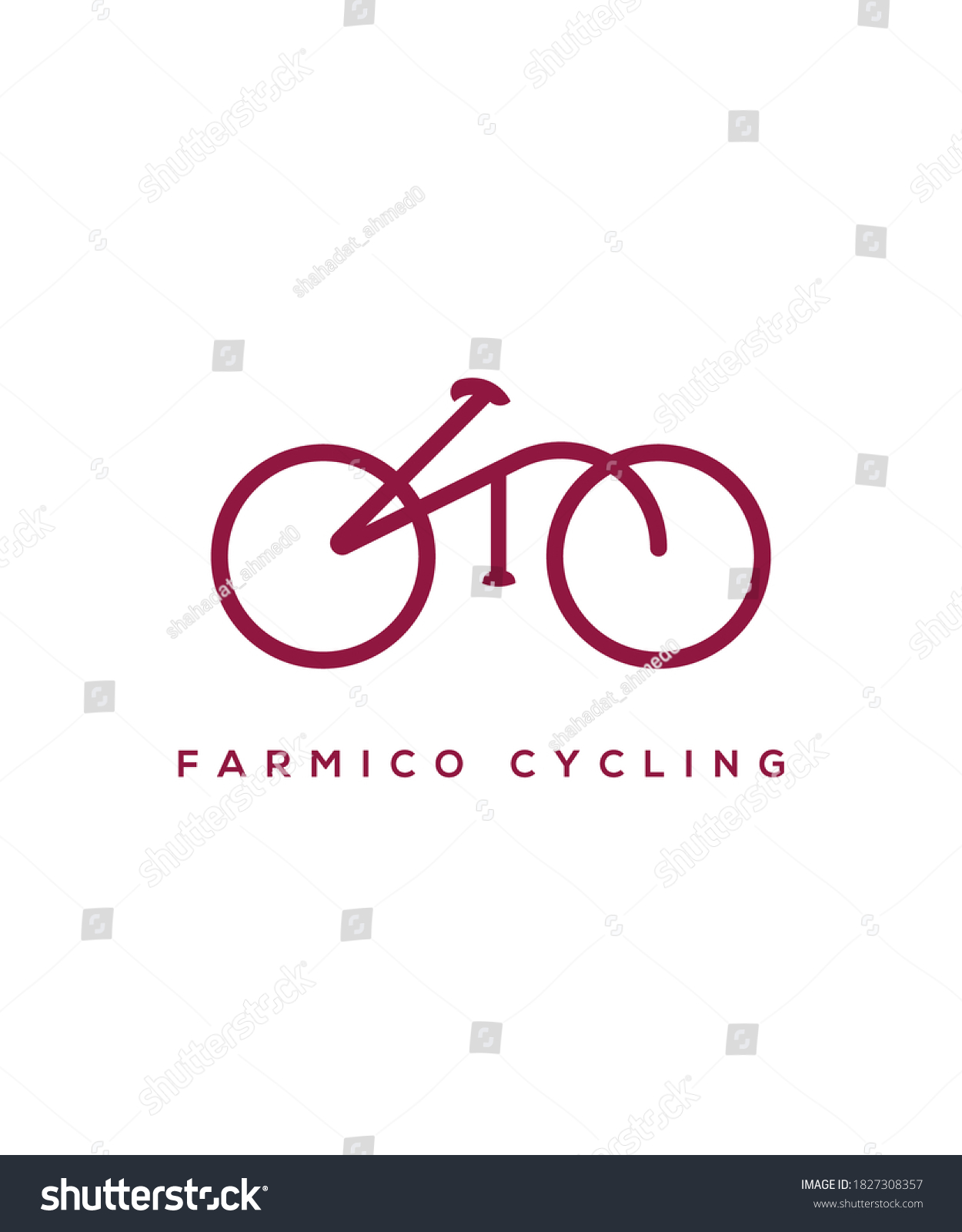 Cycling Logo Vector File Stock Vector (Royalty Free) 1827308357 ...