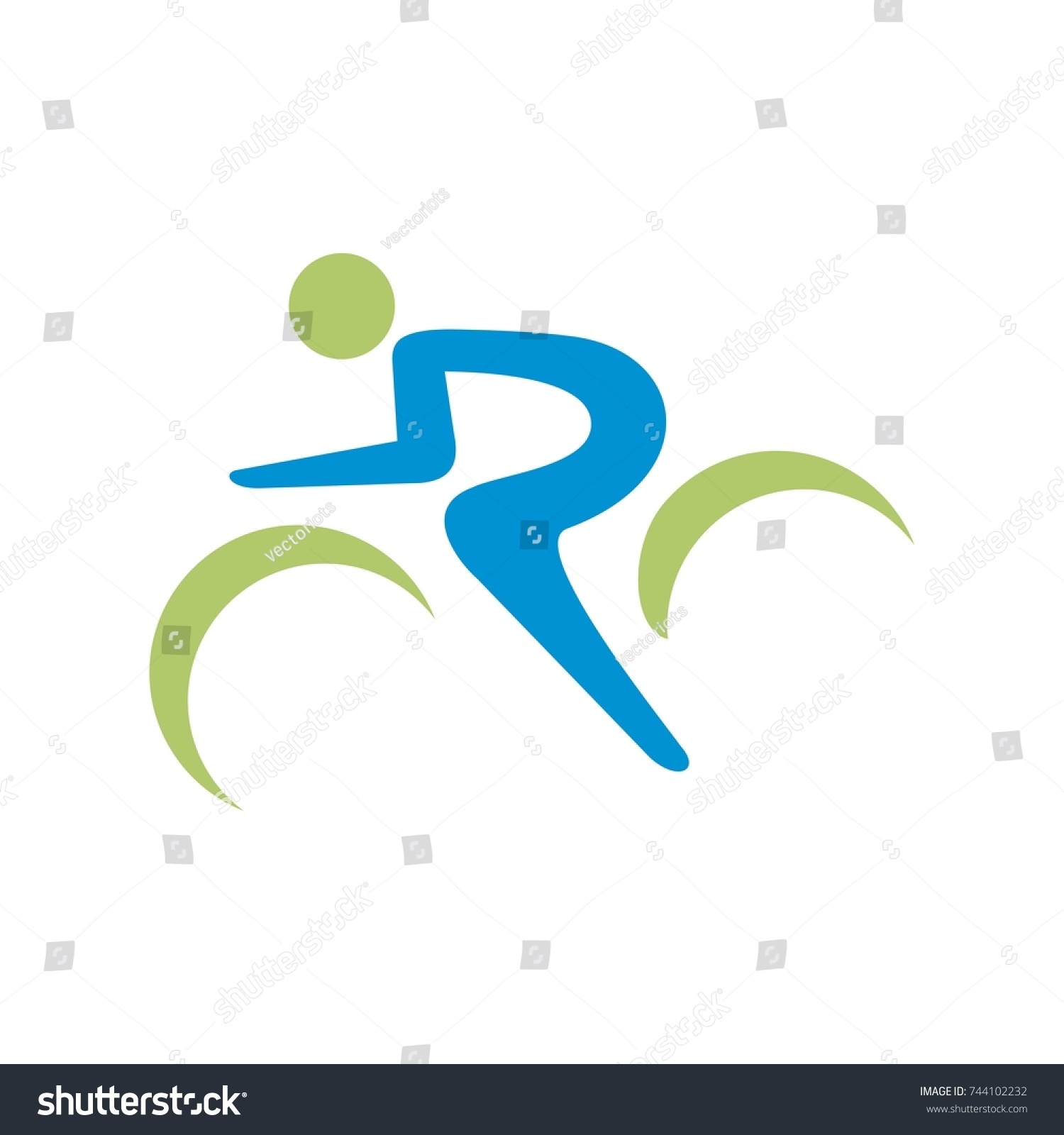 Cycling Logo Design Template Vector: เวกเตอร์สต็อก (ปลอดค่าลิขสิทธิ์ ...