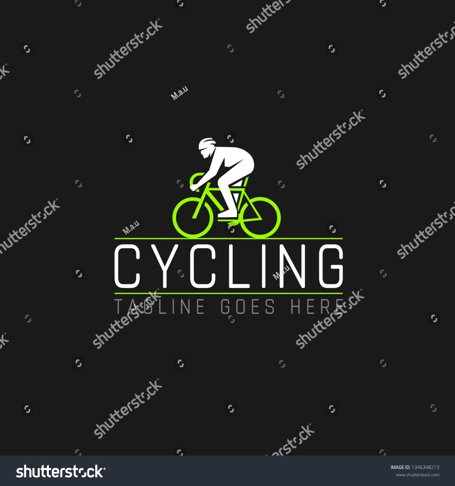 Cycling Logo Template Stock Vector (Royalty Free) 1346348213 | Shutterstock
