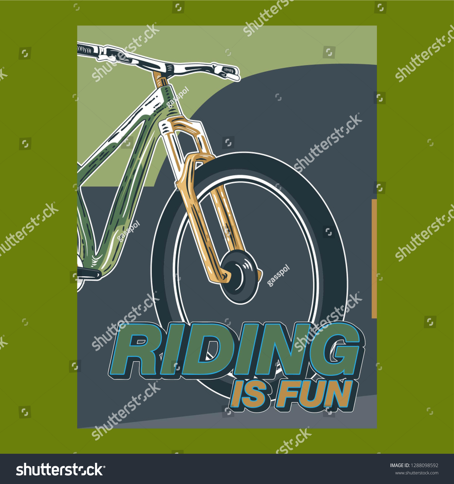 Cycling Poster Design Template Vector Illustration Stock Vector ...
