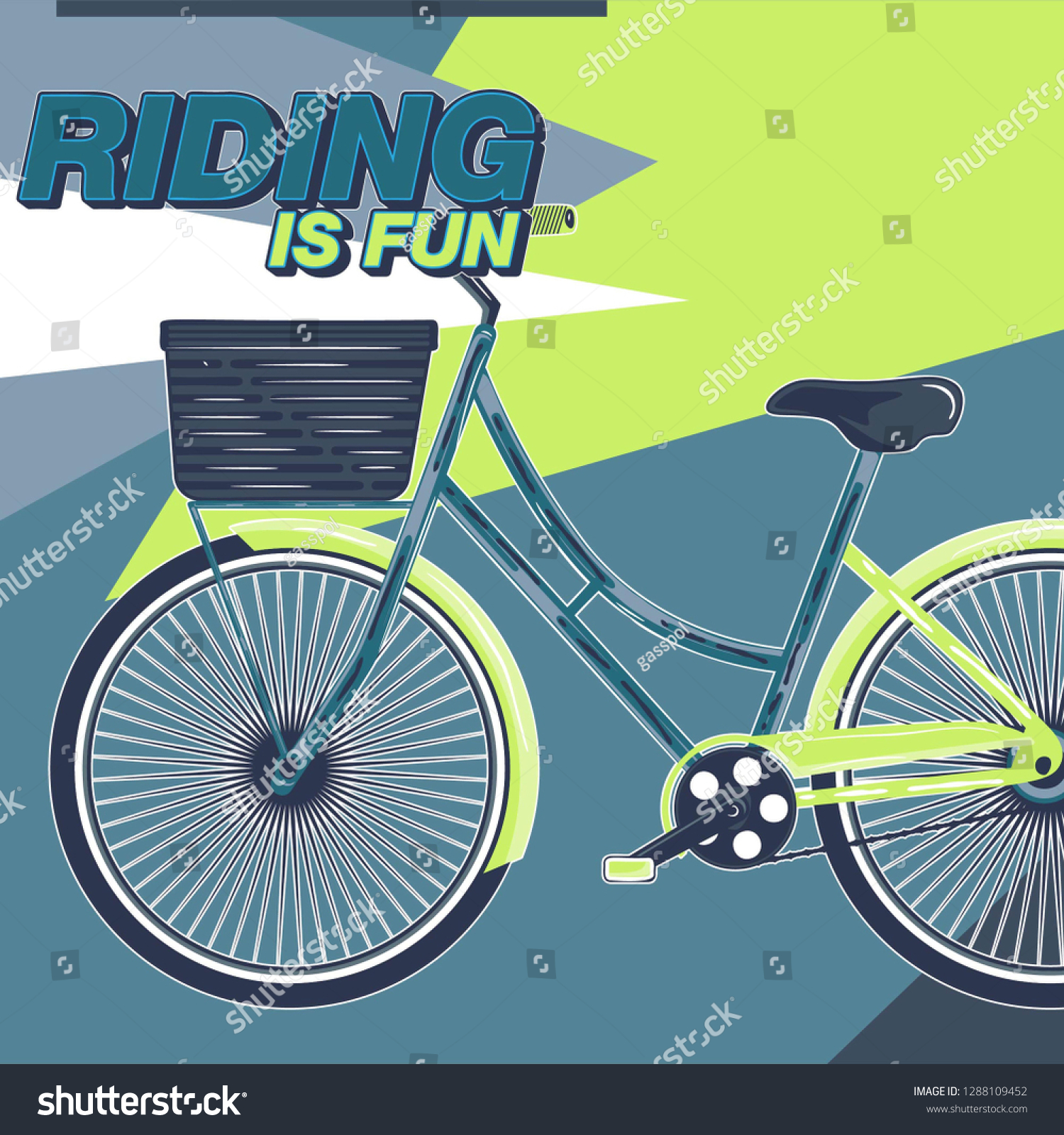 Cycling Poster Design Template Vector Illustration Stock Vector ...