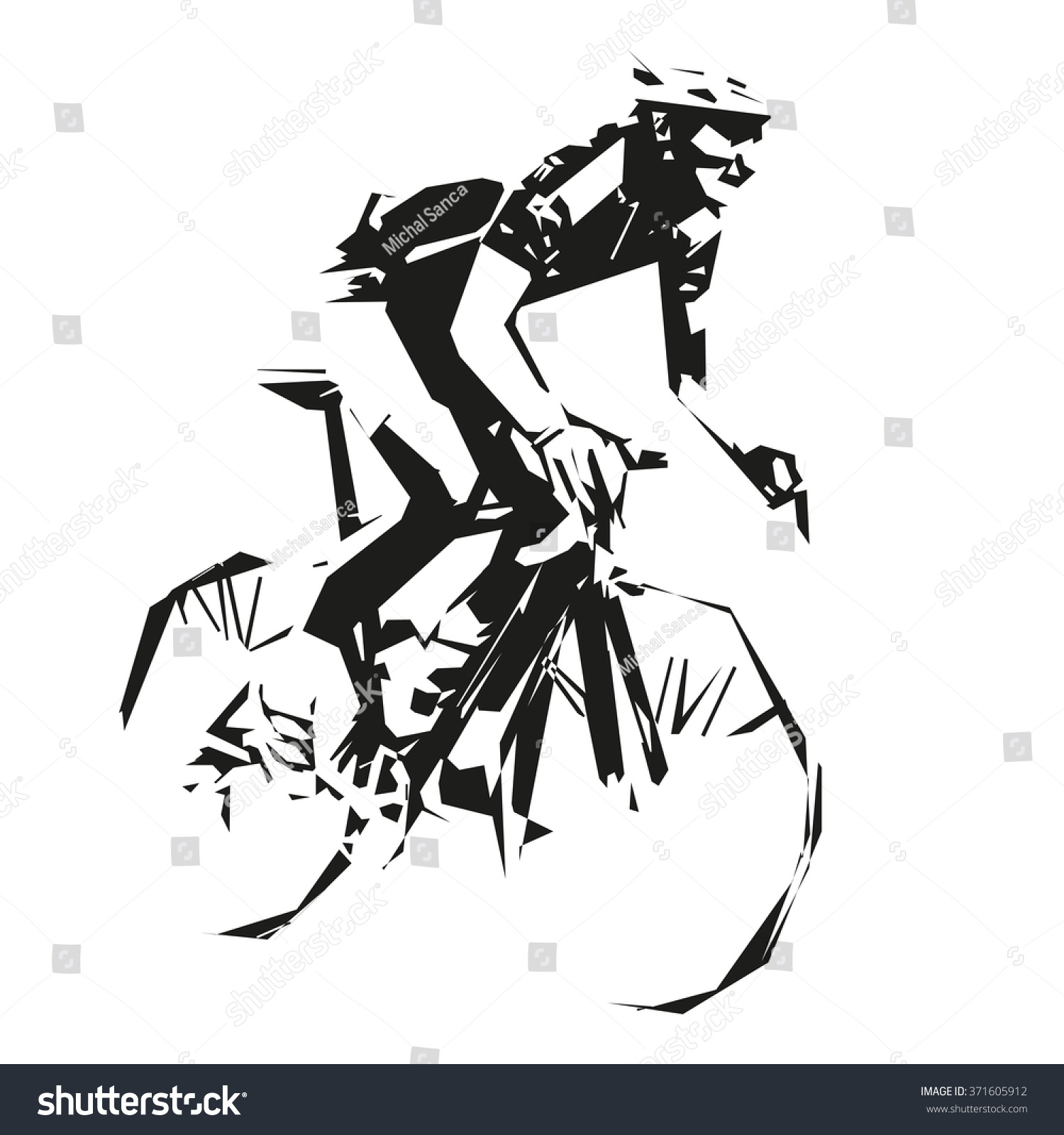 Cycling Vector Road Cyclist: vector de stock (libre de regalías ...