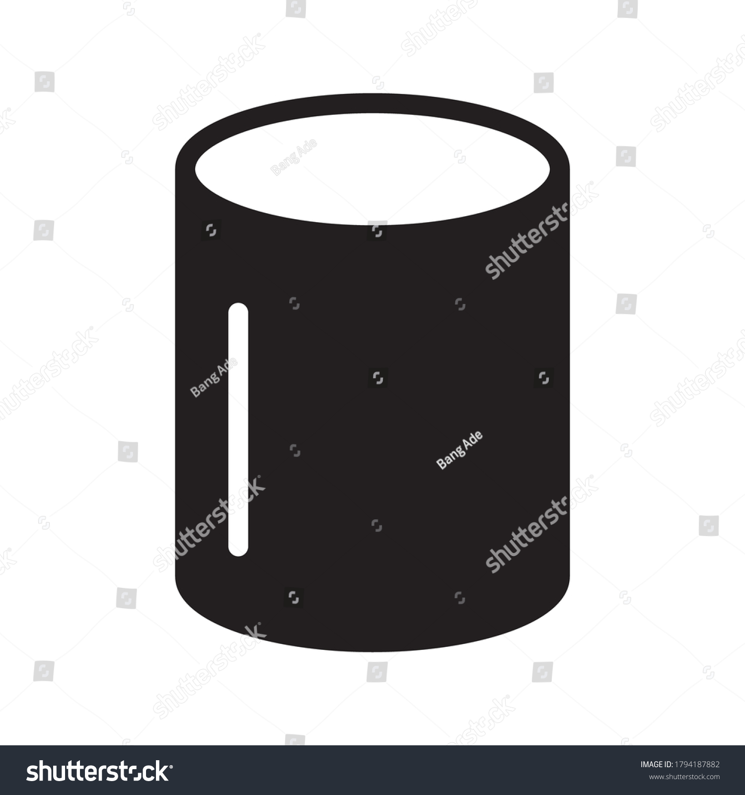 Cylinder Shape Illustration Vector Graphic Icon Stock Vector (Royalty ...