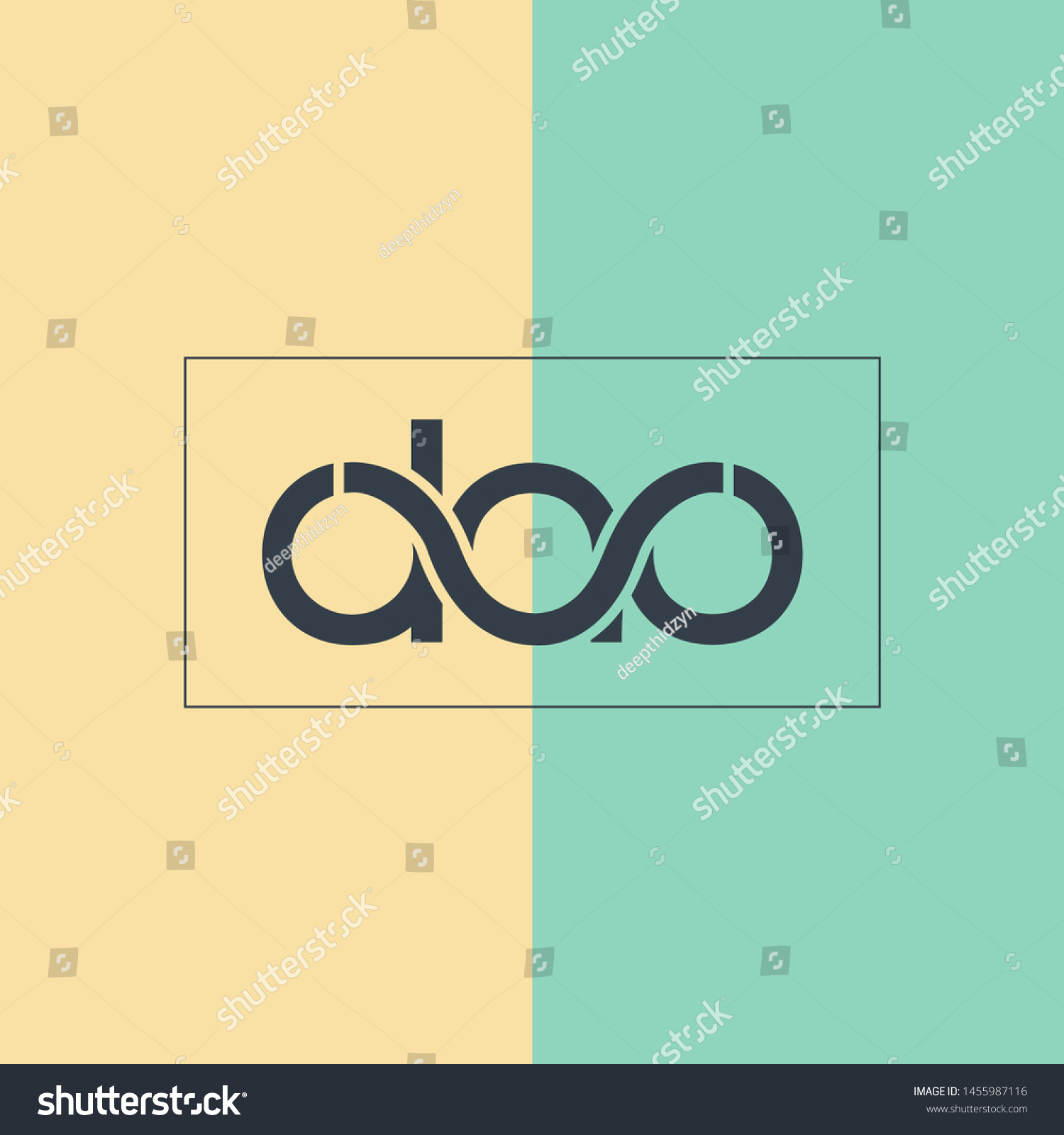 D O Joint Letters Logo Design Stock Vector (Royalty Free) 1455987116 ...