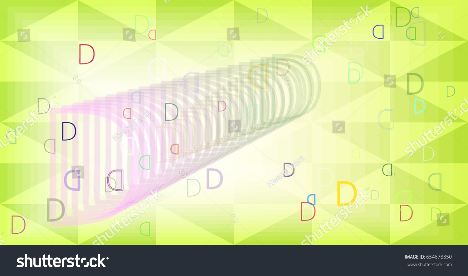 D Alphabet Texture Design Stock Vector (Royalty Free) 654678850 ...