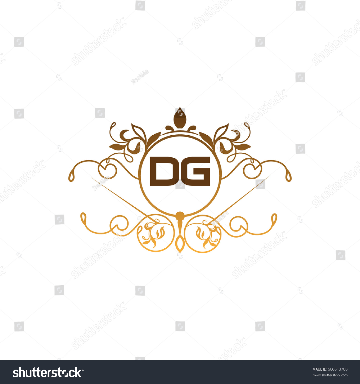D G Logo Stock Vector (Royalty Free) 660613780 | Shutterstock