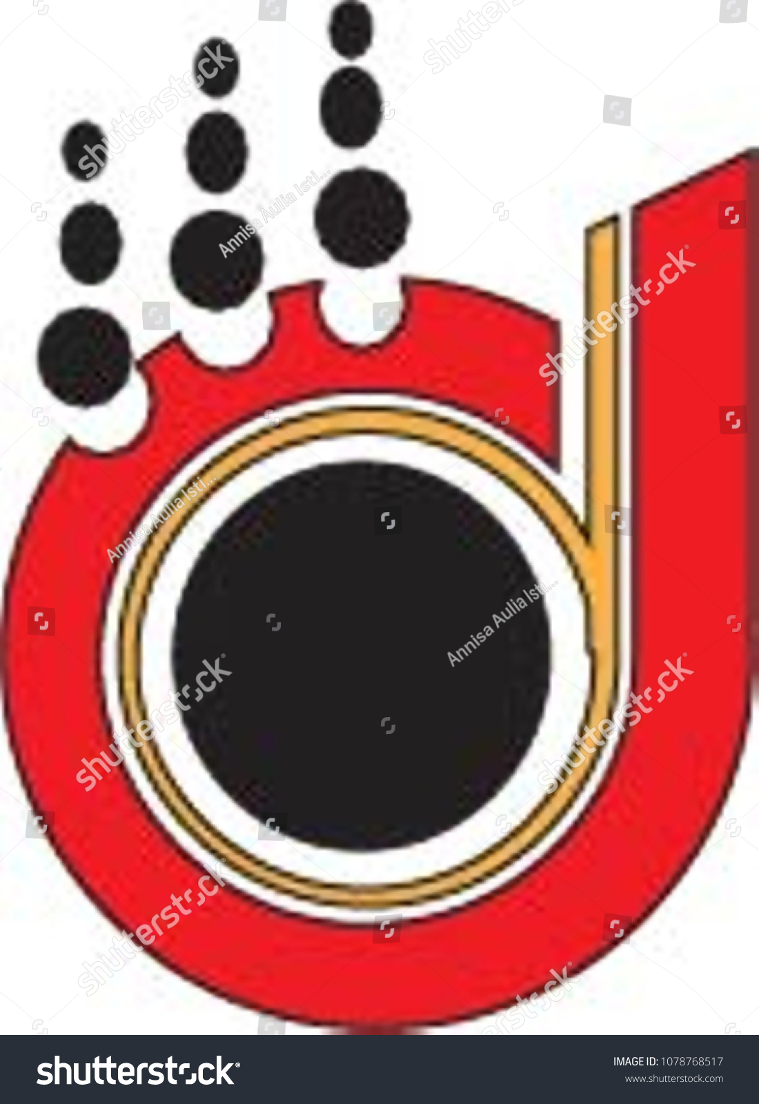 D Letter Logo Vector Stock Vector (Royalty Free) 1078768517 | Shutterstock