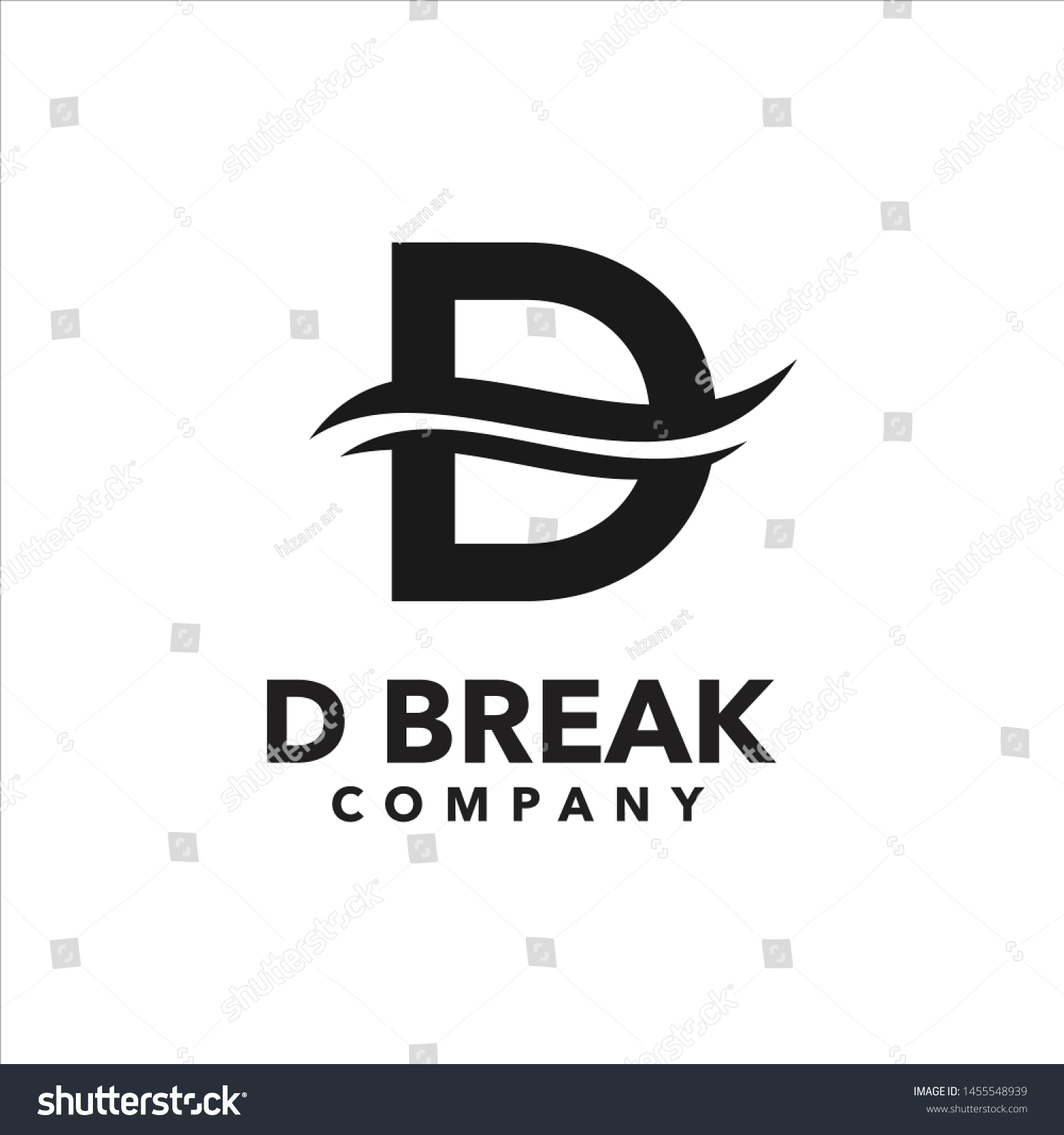 D Letter Monogram Initial Logo Design Stock Vector (Royalty Free ... D Letter Monogram Initial Logo Design Stock Vector (Royalty Free ...