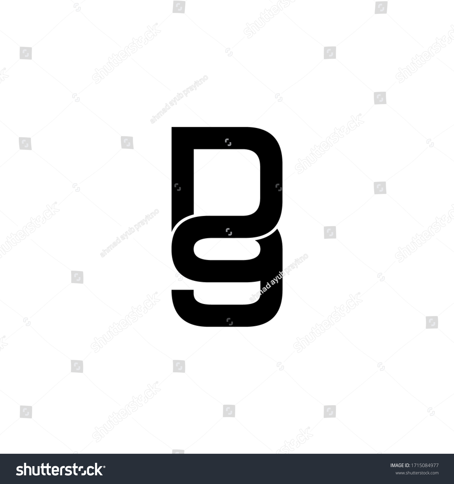 D9 Letter Original Monogram Logo Design Stock Vector (Royalty Free ...