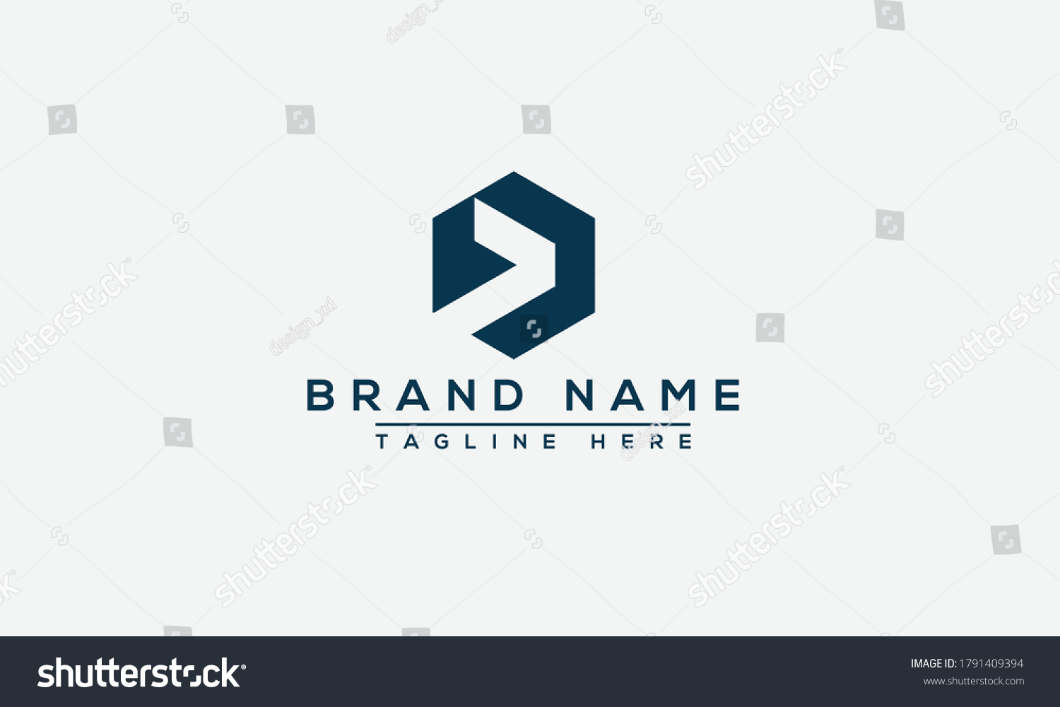 D Logo Design Template Vector Graphic: เวกเตอร์สต็อก (ปลอดค่าลิขสิทธิ์ ...