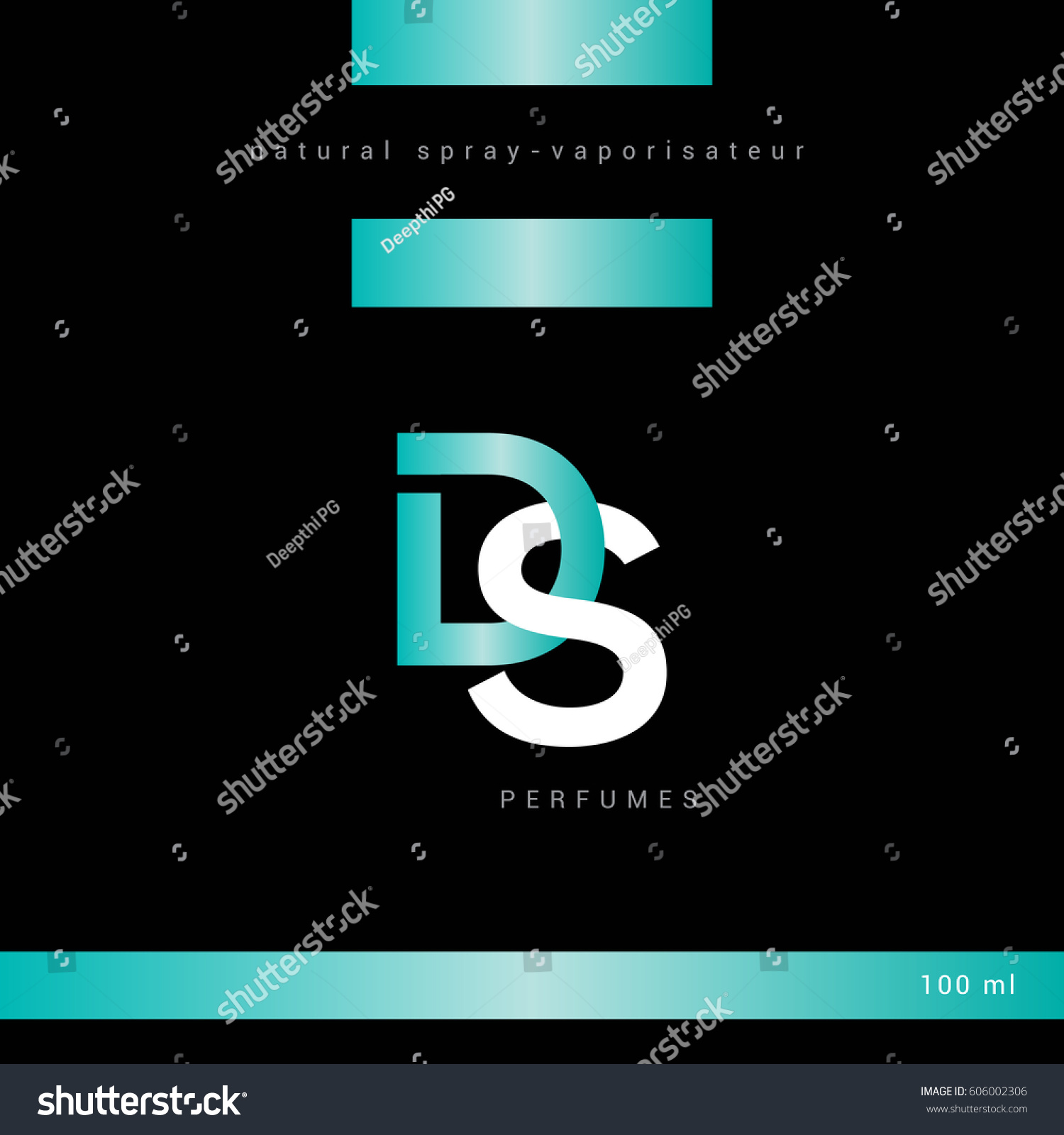 D S Letter Logo Packaging Design Stock Vector (Royalty Free) 606002306 ...