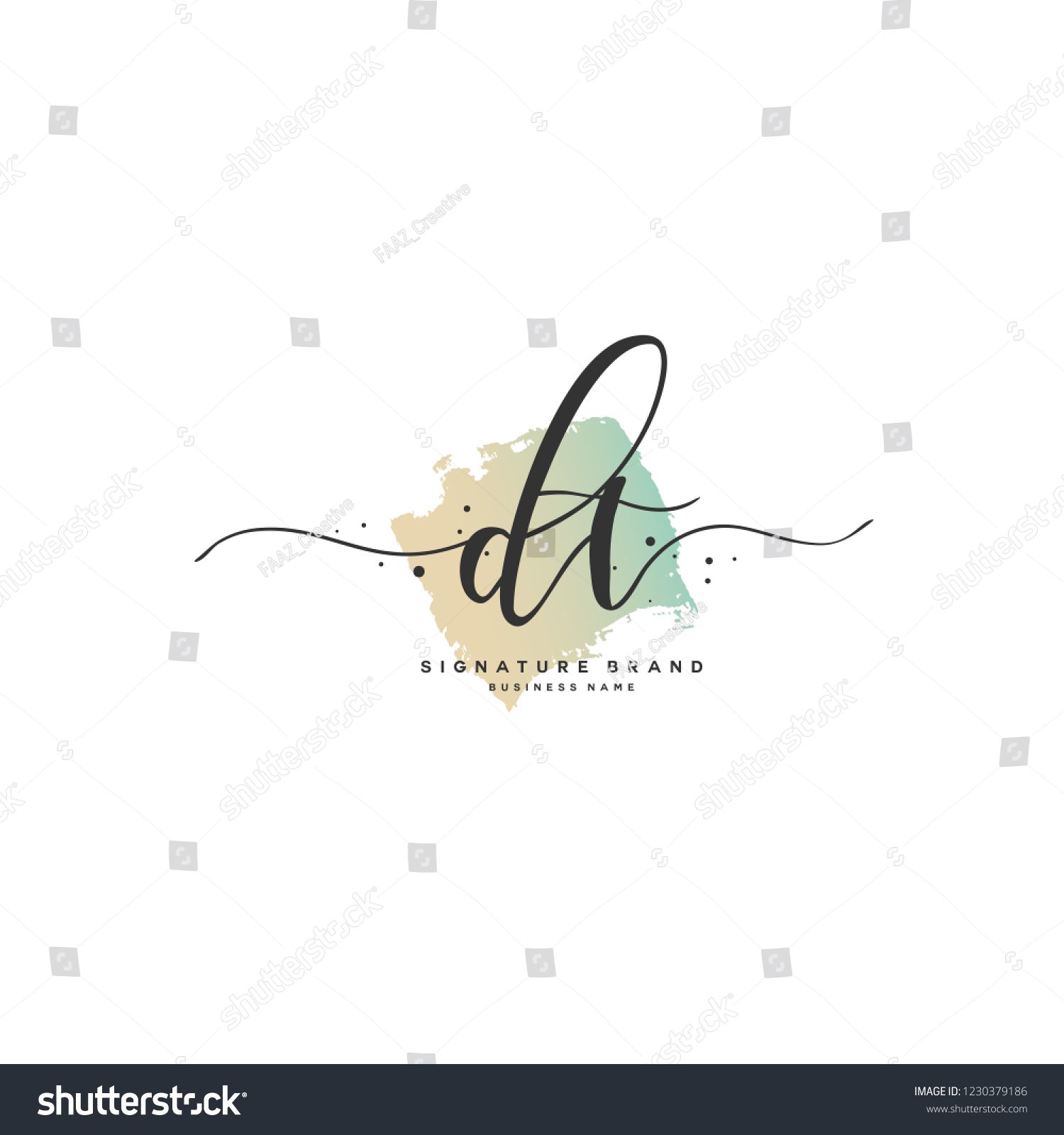 D T Dt Initial Logo Template: เวกเตอร์สต็อก (ปลอดค่าลิขสิทธิ์ ...