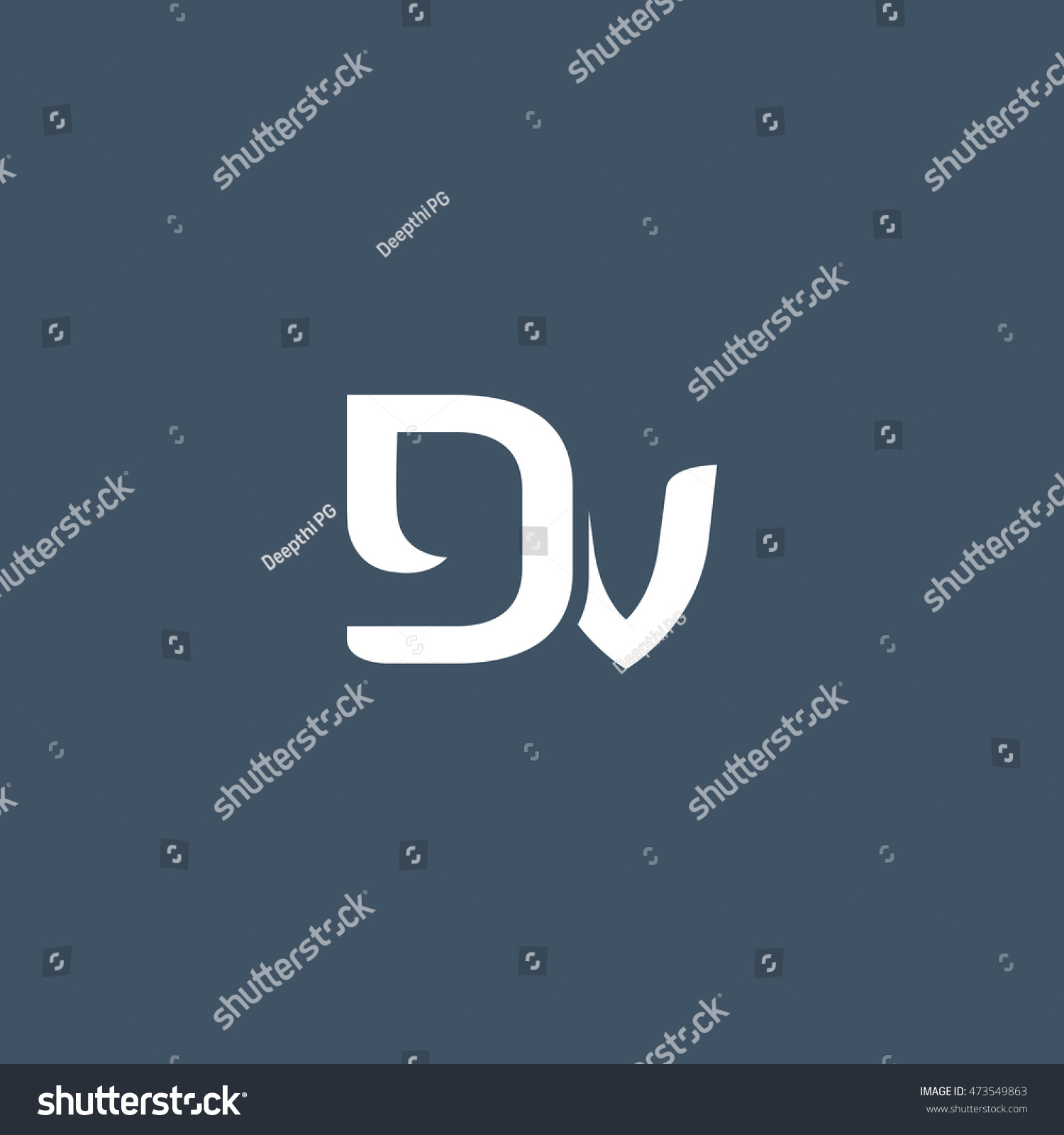 D V Letter Logos: เวกเตอร์สต็อก (ปลอดค่าลิขสิทธิ์) 473549863 | Shutterstock