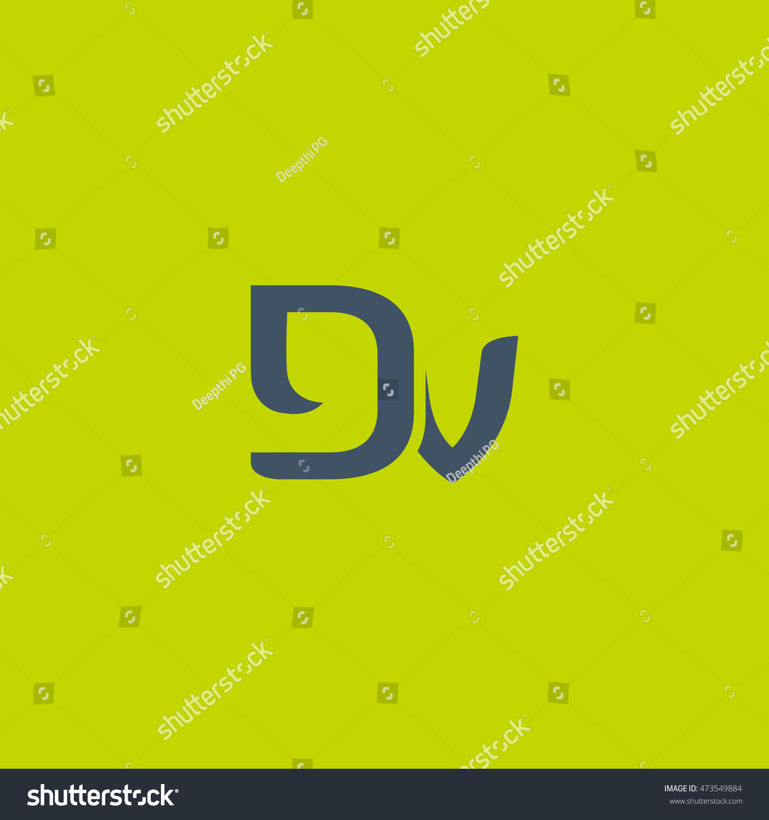 D V Letter Logos Stock Vector (Royalty Free) 473549884 | Shutterstock